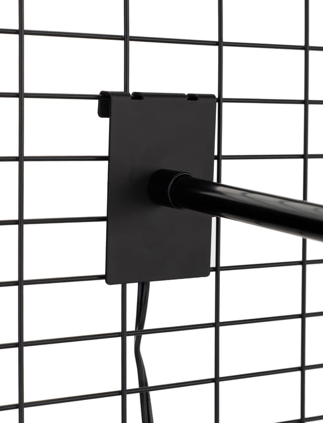 Gridwall Lighting Fixture | 12 Watt LED Bulb with Black Finish ...