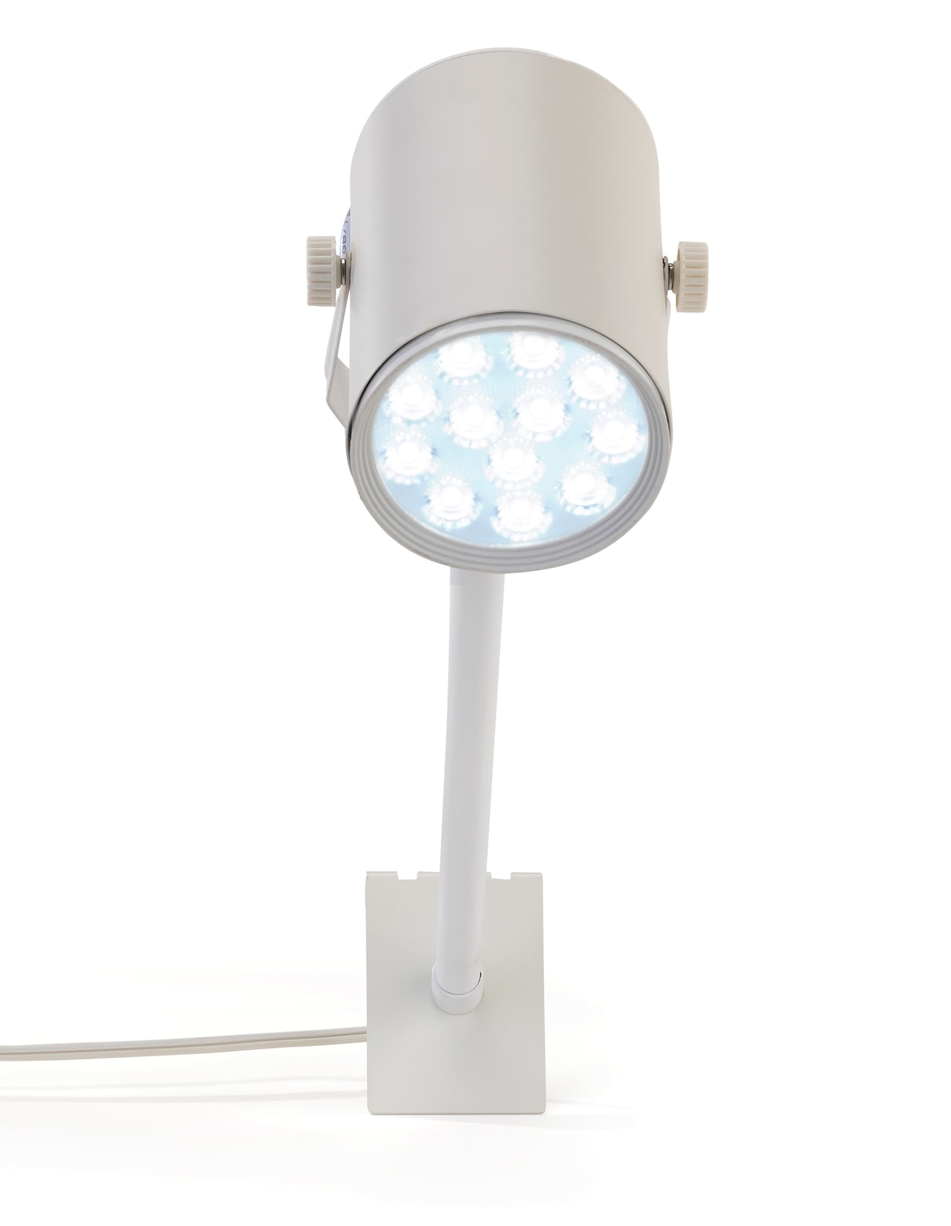 Gridwall Display Light | Easy to Adjust Pole with White Finish ...