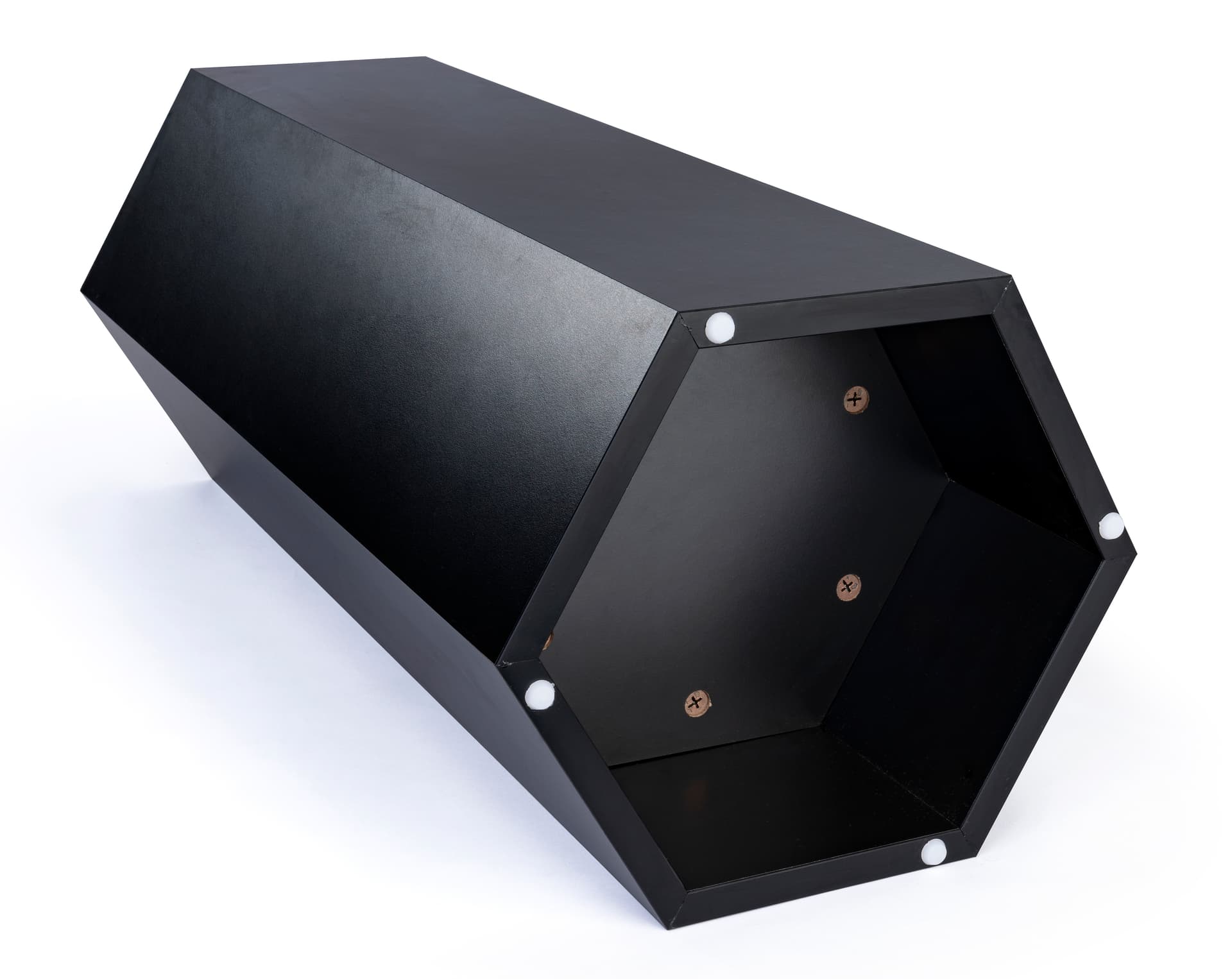 Hexagon Museum Plinth Set | Includes Three Different Heights | Displays2Go