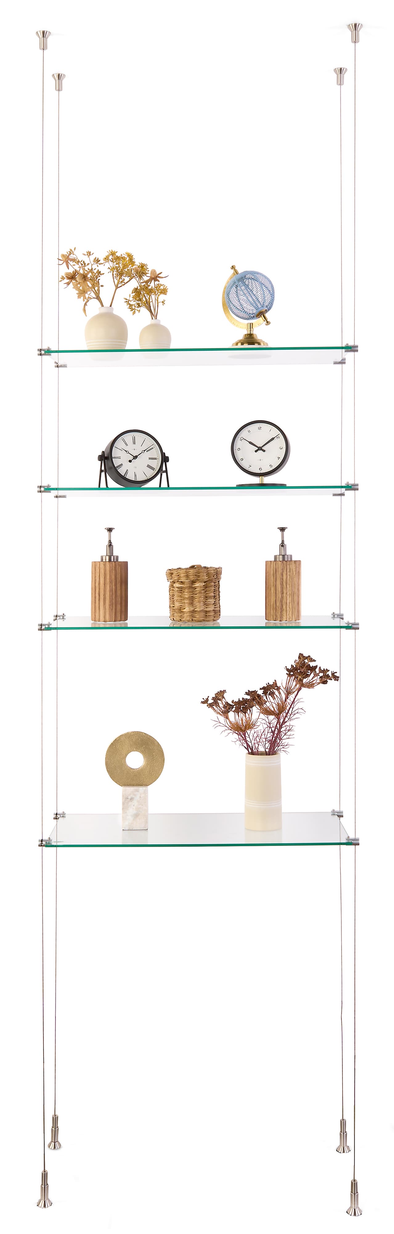 Cable Suspended Shelves | Modular and Customizable Design | Displays2Go