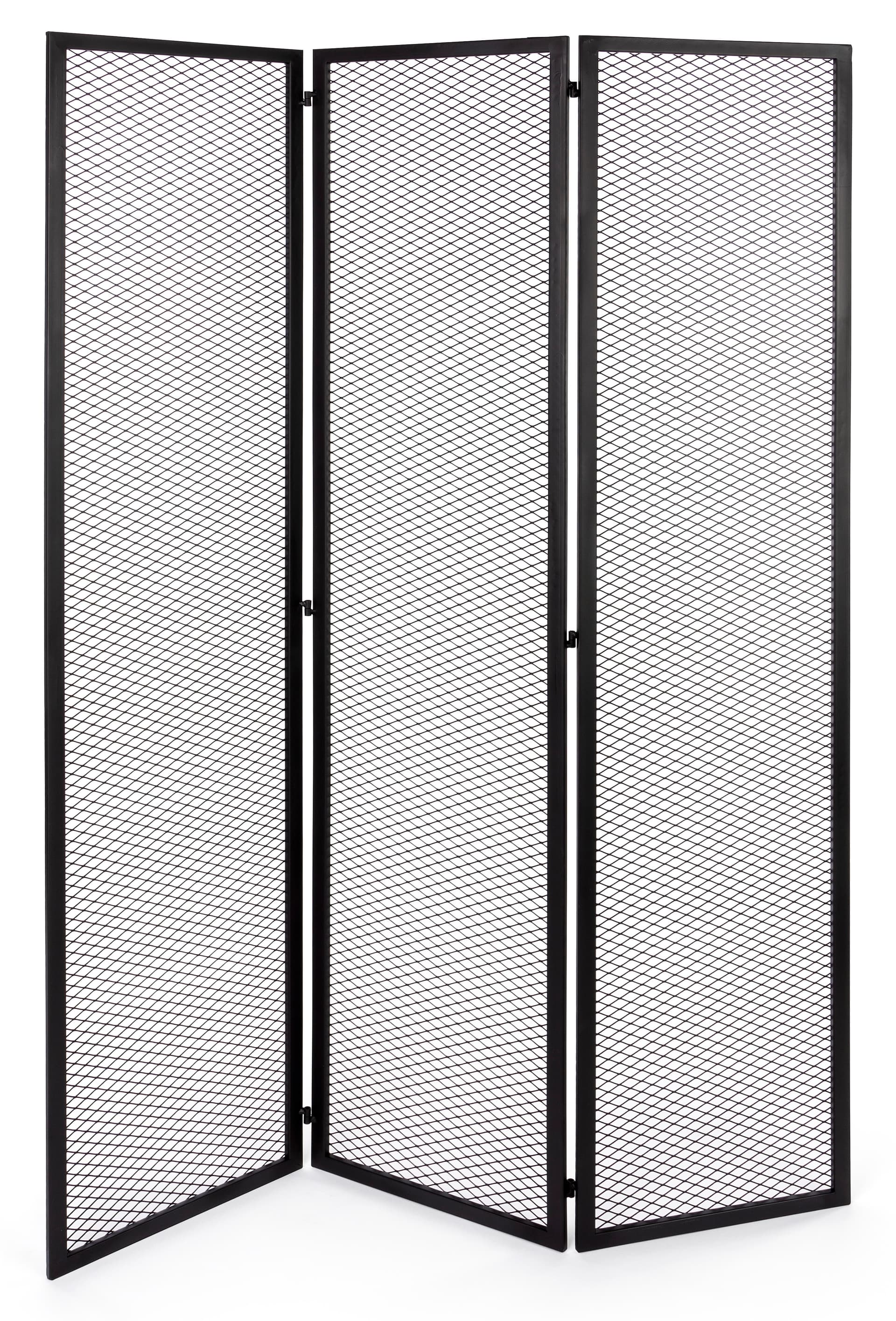 Hinged Mesh Retail Display Screen | Black Powder Coated Iron | Displays2Go