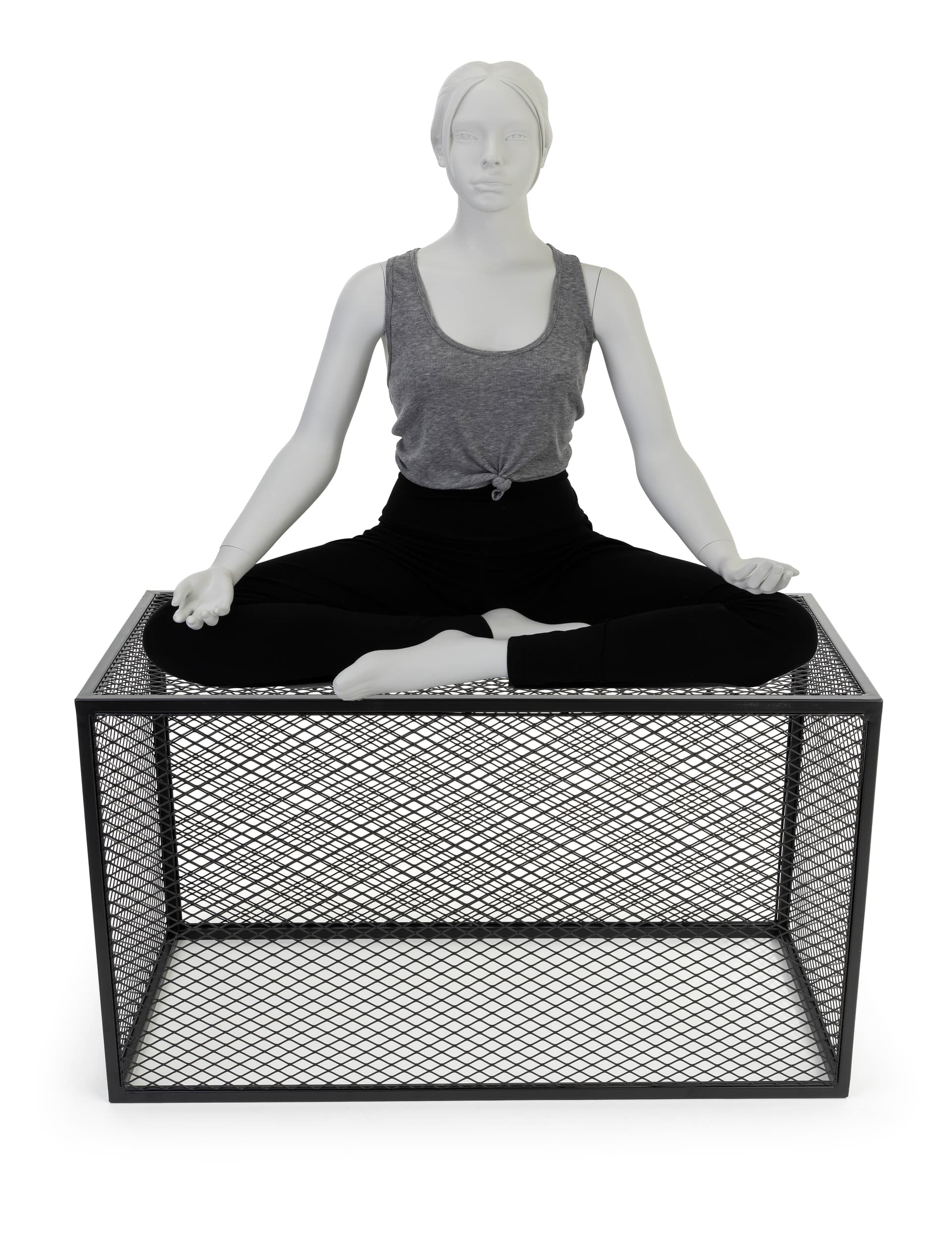 Expanded Metal Display Base | 100 Pound Weight Capacity | Displays2Go