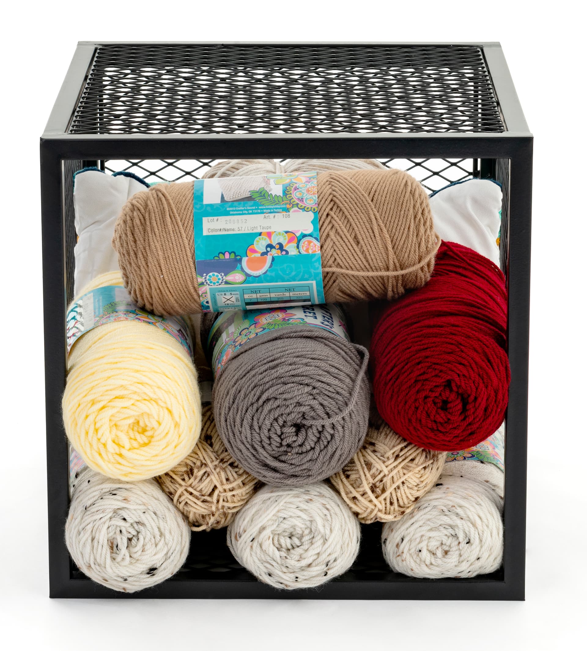 Rectangular Iron Mesh Riser Box | 14-Inch Cube | Displays2Go