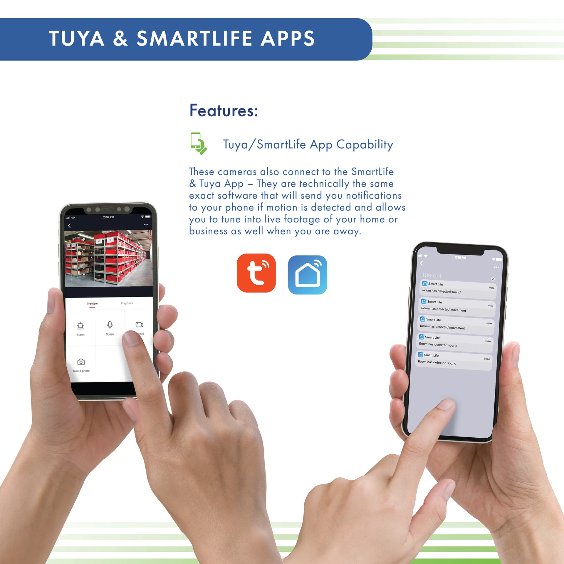 WiFi Desktop Surveillance Camera | Countertop Placement Style | Displays2Go