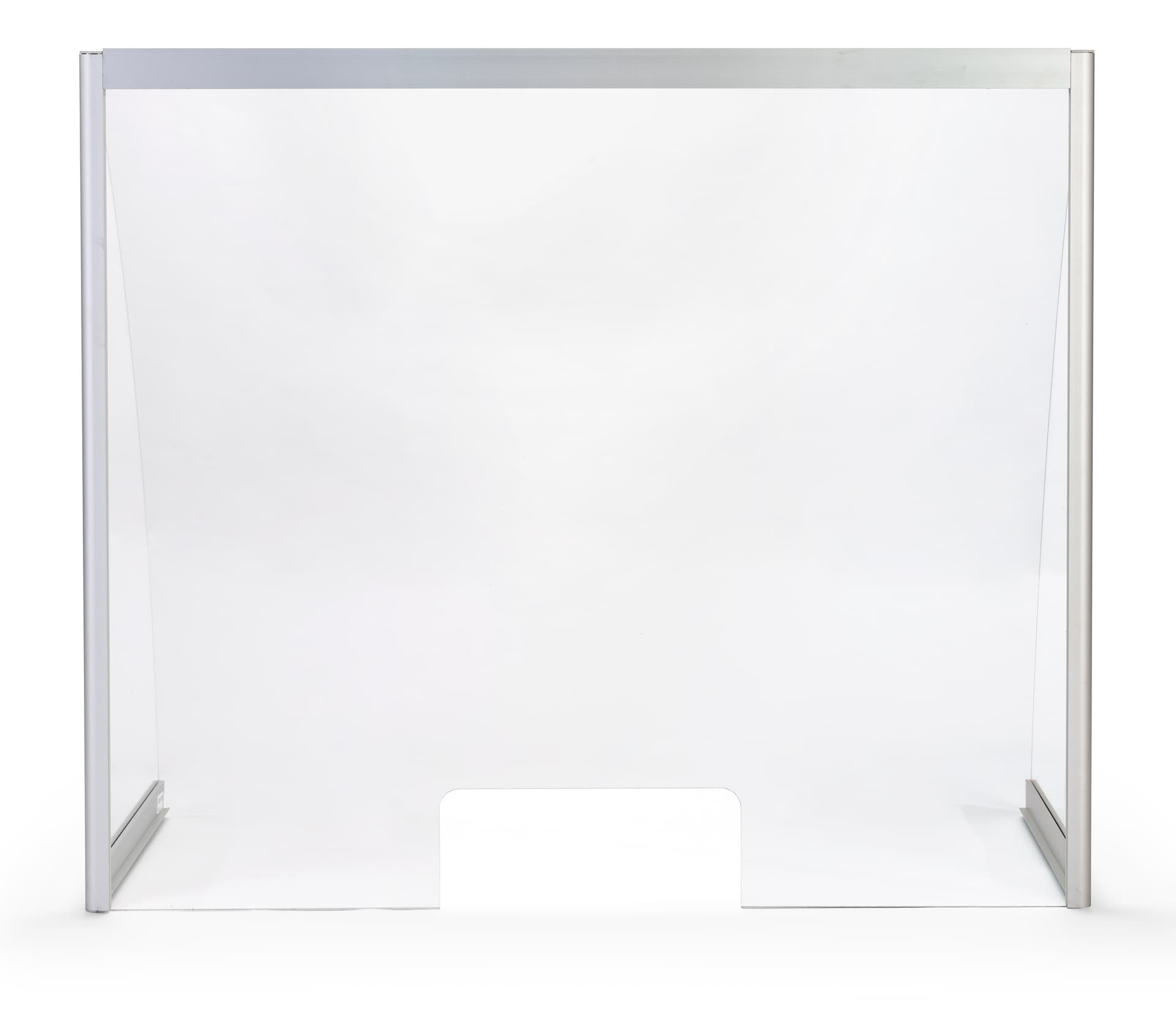 Countertop Acrylic Hygiene Shield | Durable Aluminum Frame | Displays2Go