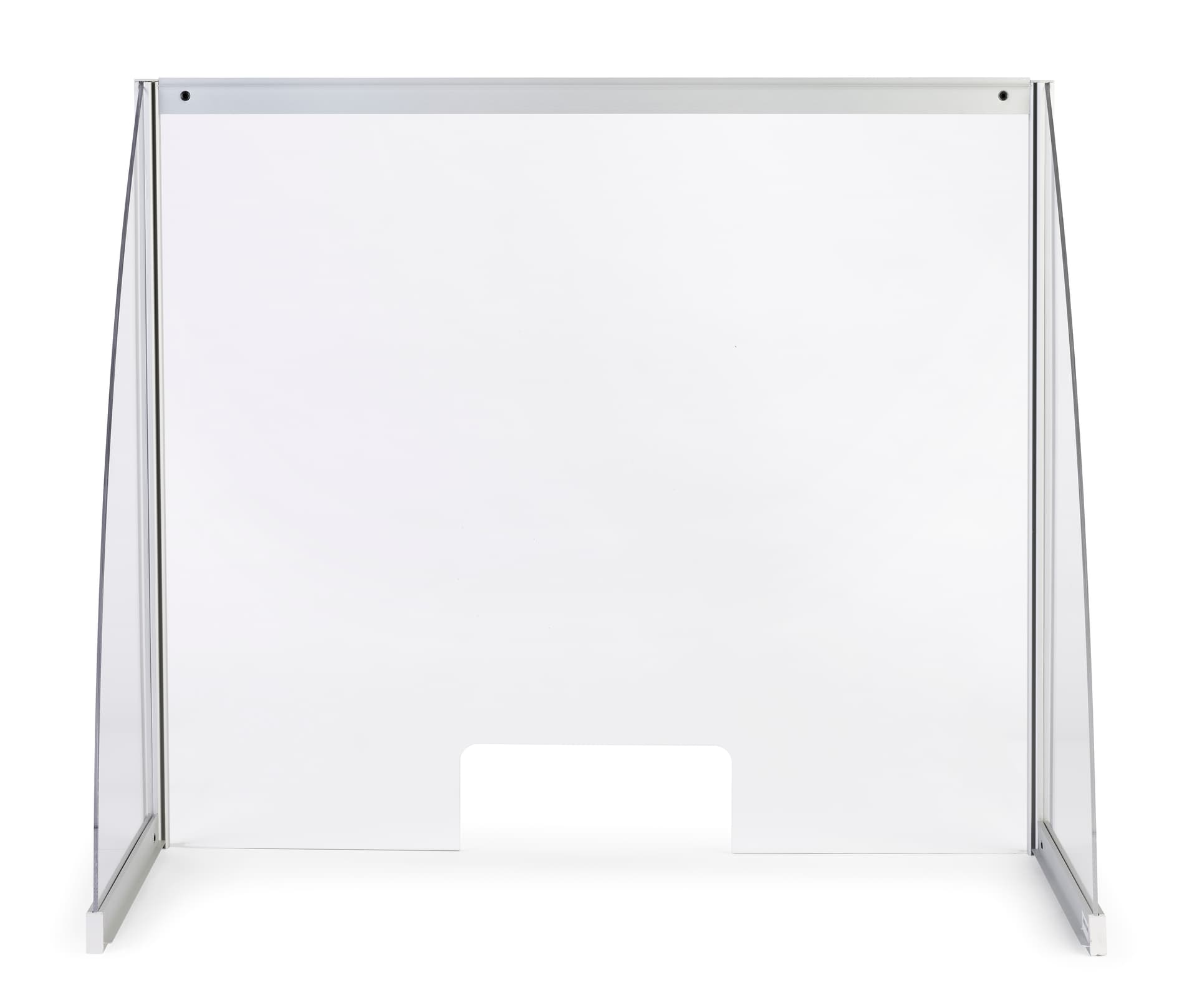 Countertop Acrylic Hygiene Shield | Durable Aluminum Frame | Displays2Go