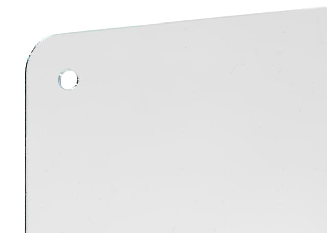Hanging Acrylic Sneeze Shield | 23" x 31" with Four Drill Holes ...