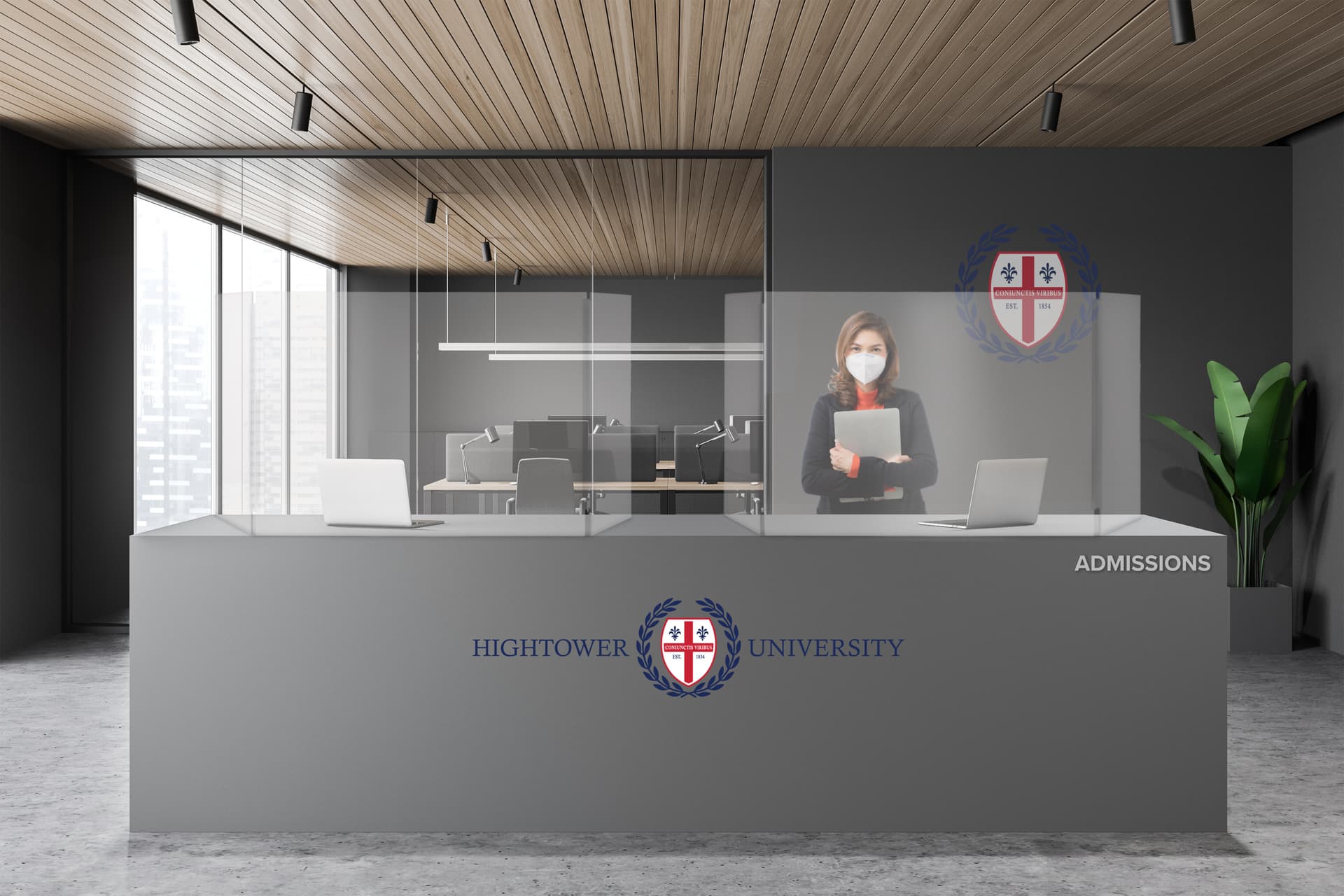 Countertop Polycarbonate Hygiene Barrier | Impact Resistant Build ...