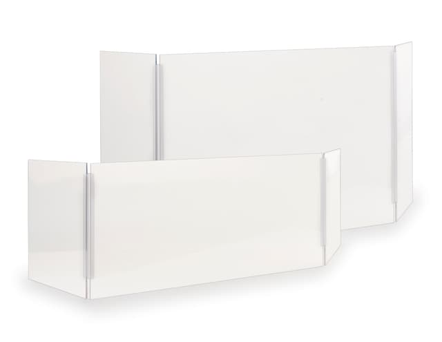Acrylic Protective Splash Guard | Clear 1/4" Plexiglass | Displays2Go