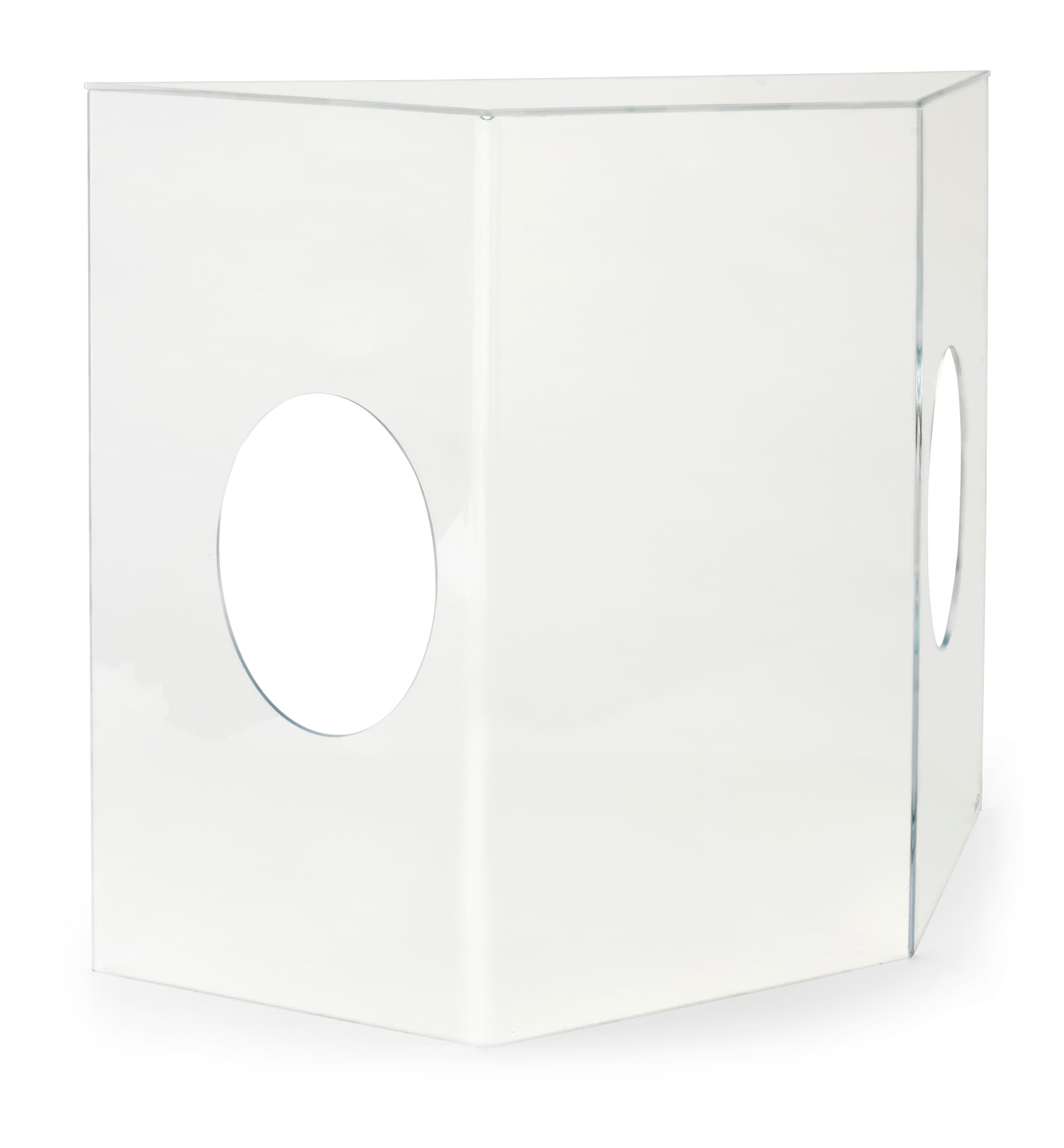 Acrylic Testing Shield with Armholes | Countertop Placement | Displays2Go