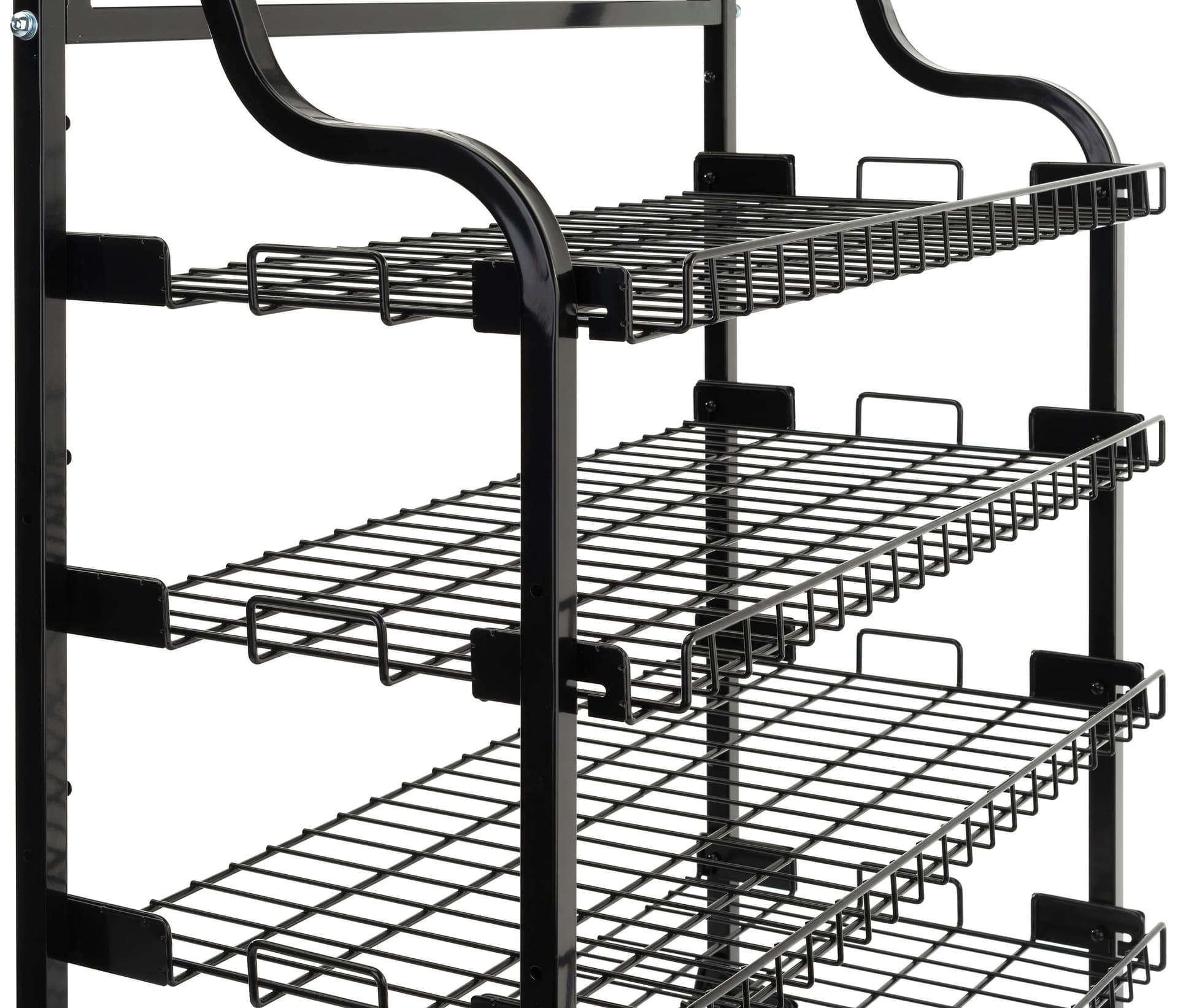 Mobile Order Pickup Stand | Six Tilting Shelves | Displays2Go