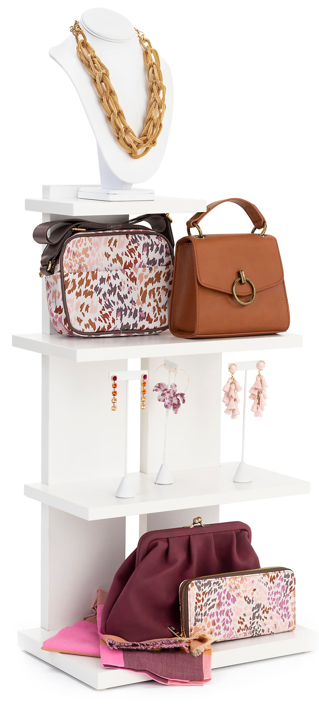Tiered Retail Shelving Display | 3-Level Design | Displays2Go