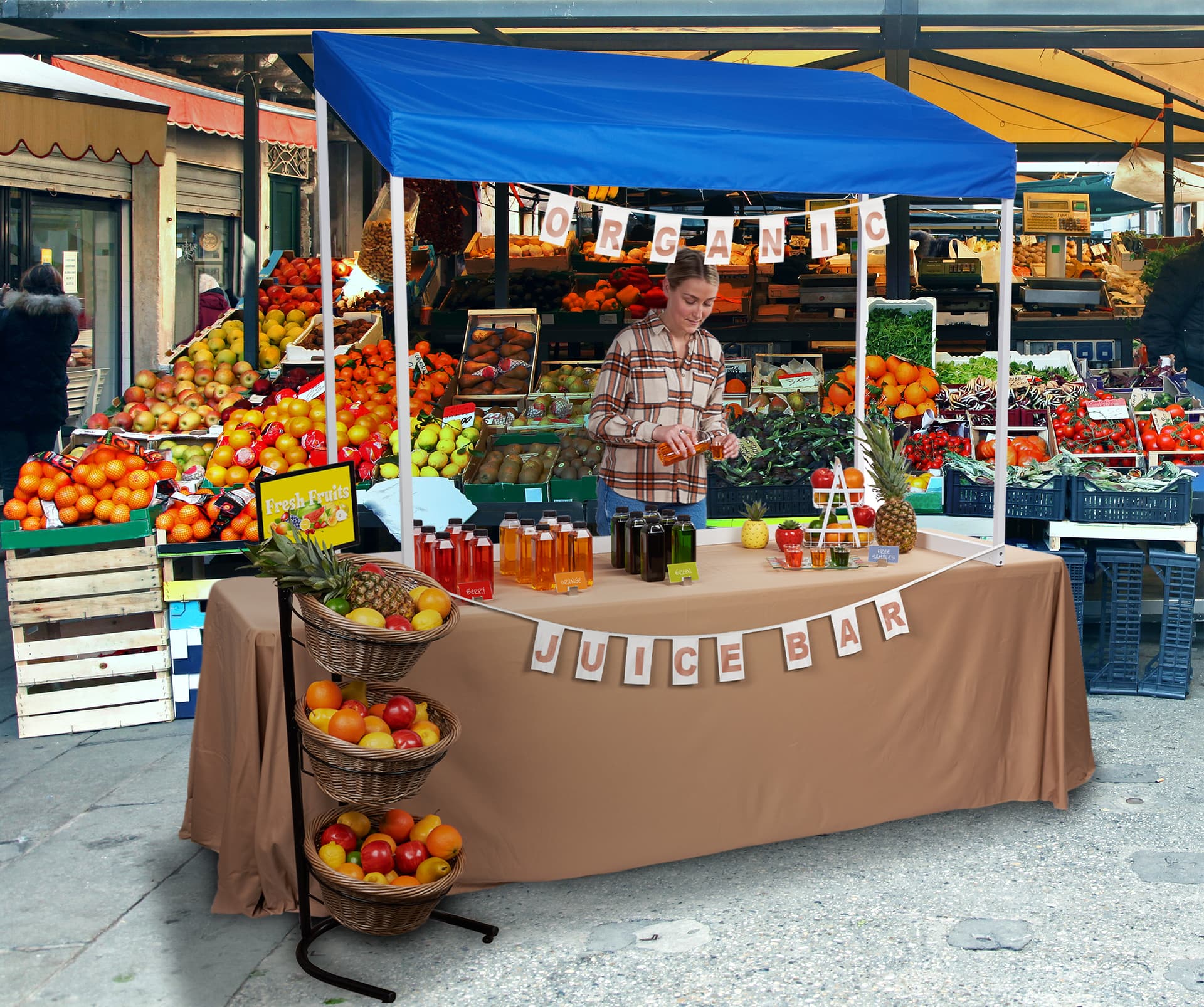 Table Top Canopy | 6 Foot or 8 Foot Wide Design | Displays2Go