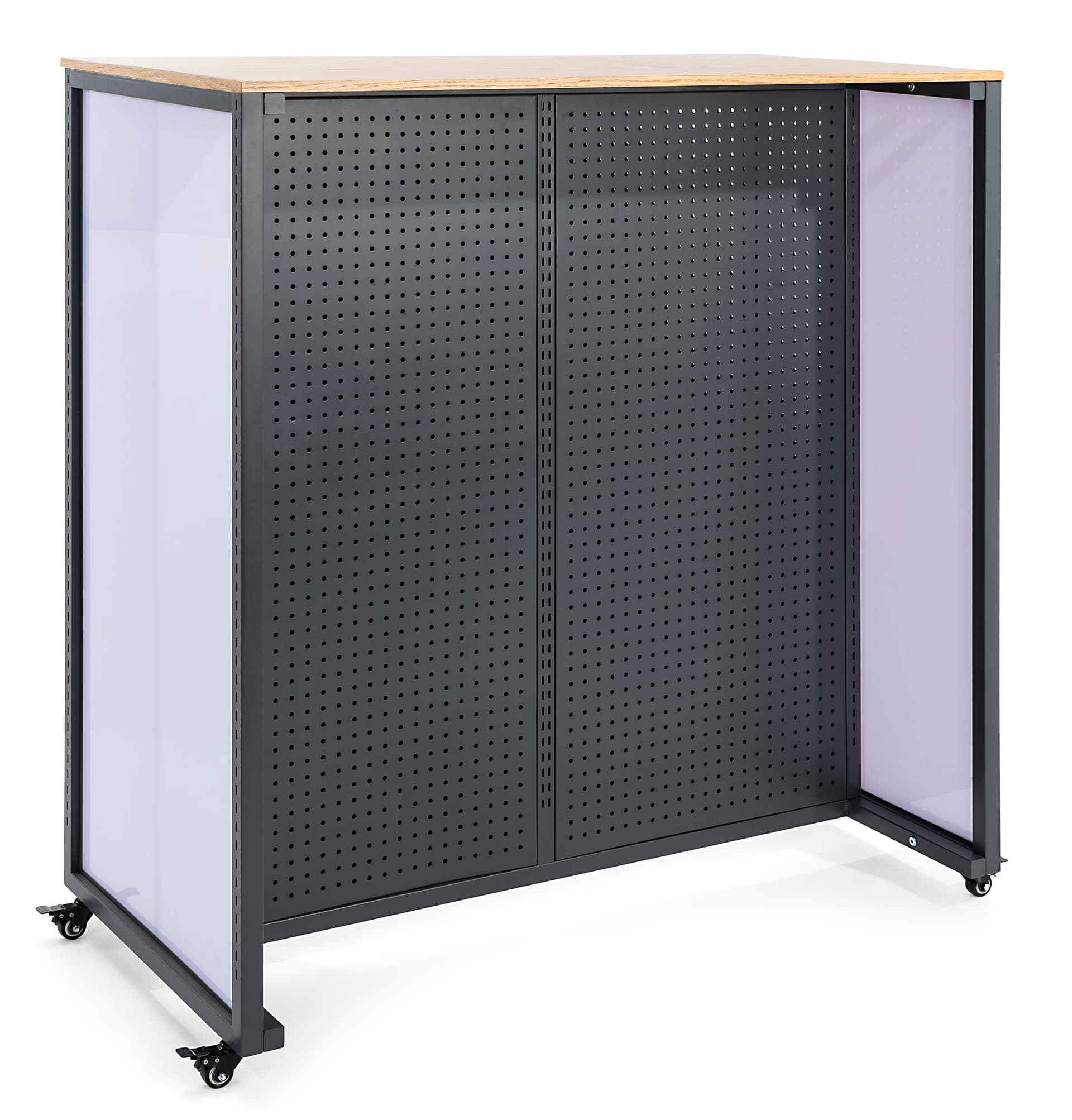 Rolling Modular Gondola Unit | 330 Pound Weight Capacity | Displays2Go