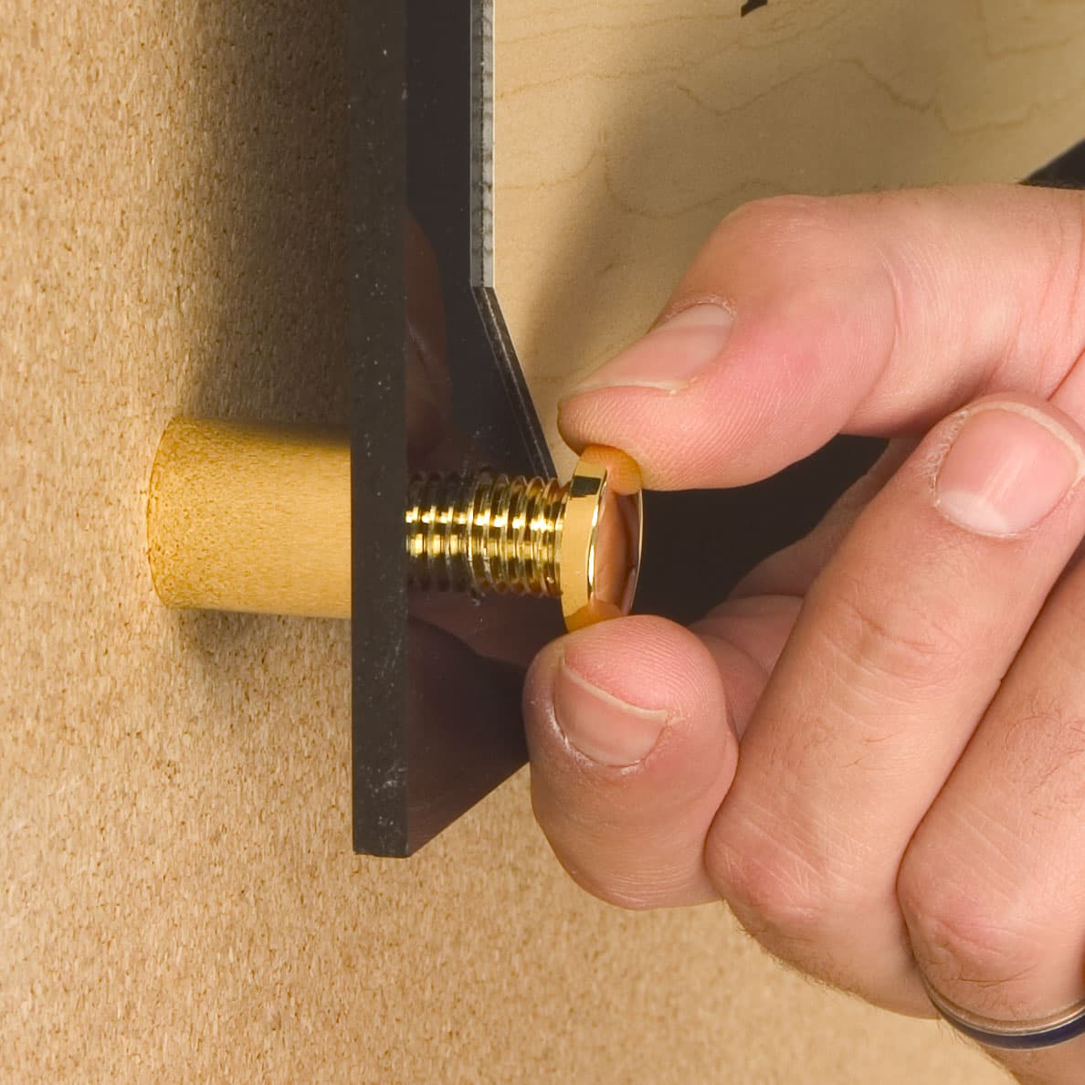 Gold Standoffs for Signs Mount on the Wall for a Dramatic Effect ...