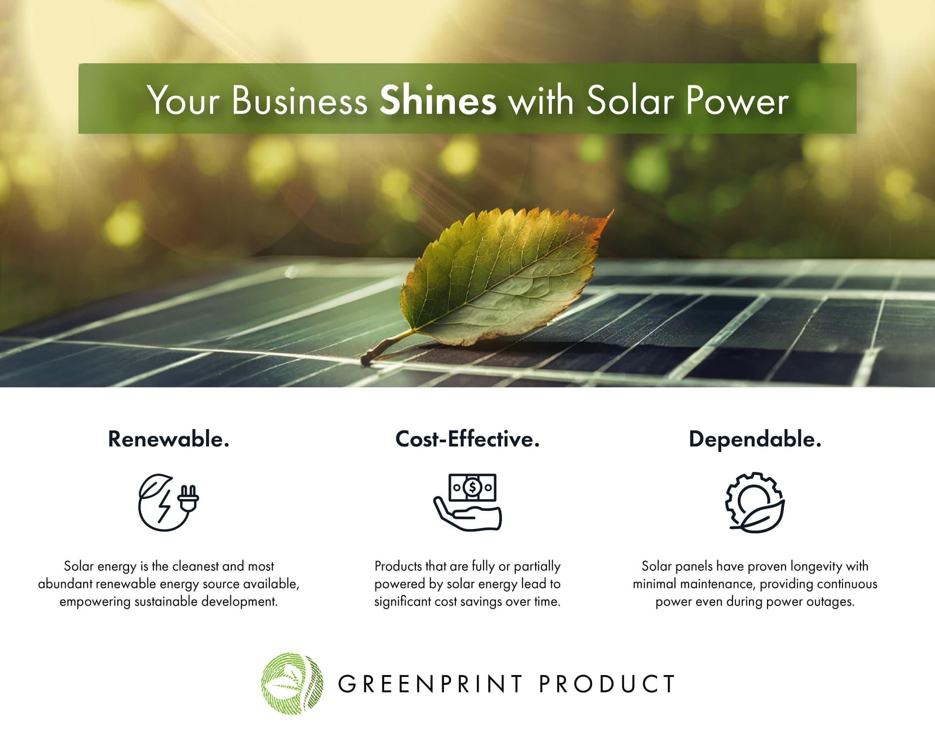 Stanchion Mount LED Light | Solar Powered | Displays2Go