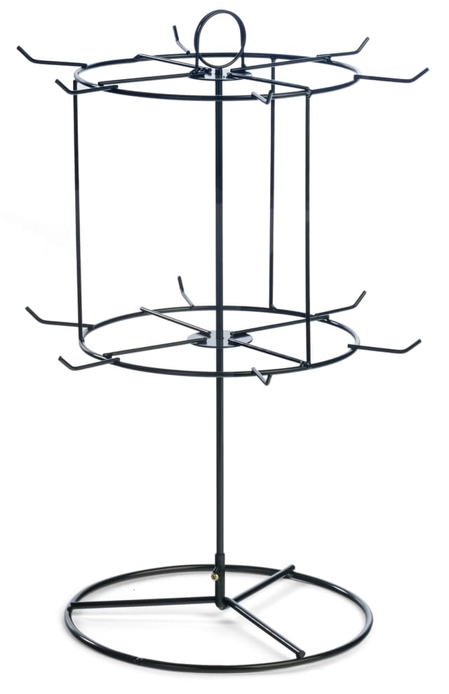 Countertop Spinner Display | 2 Tiered with 12 Hooks | Displays2Go