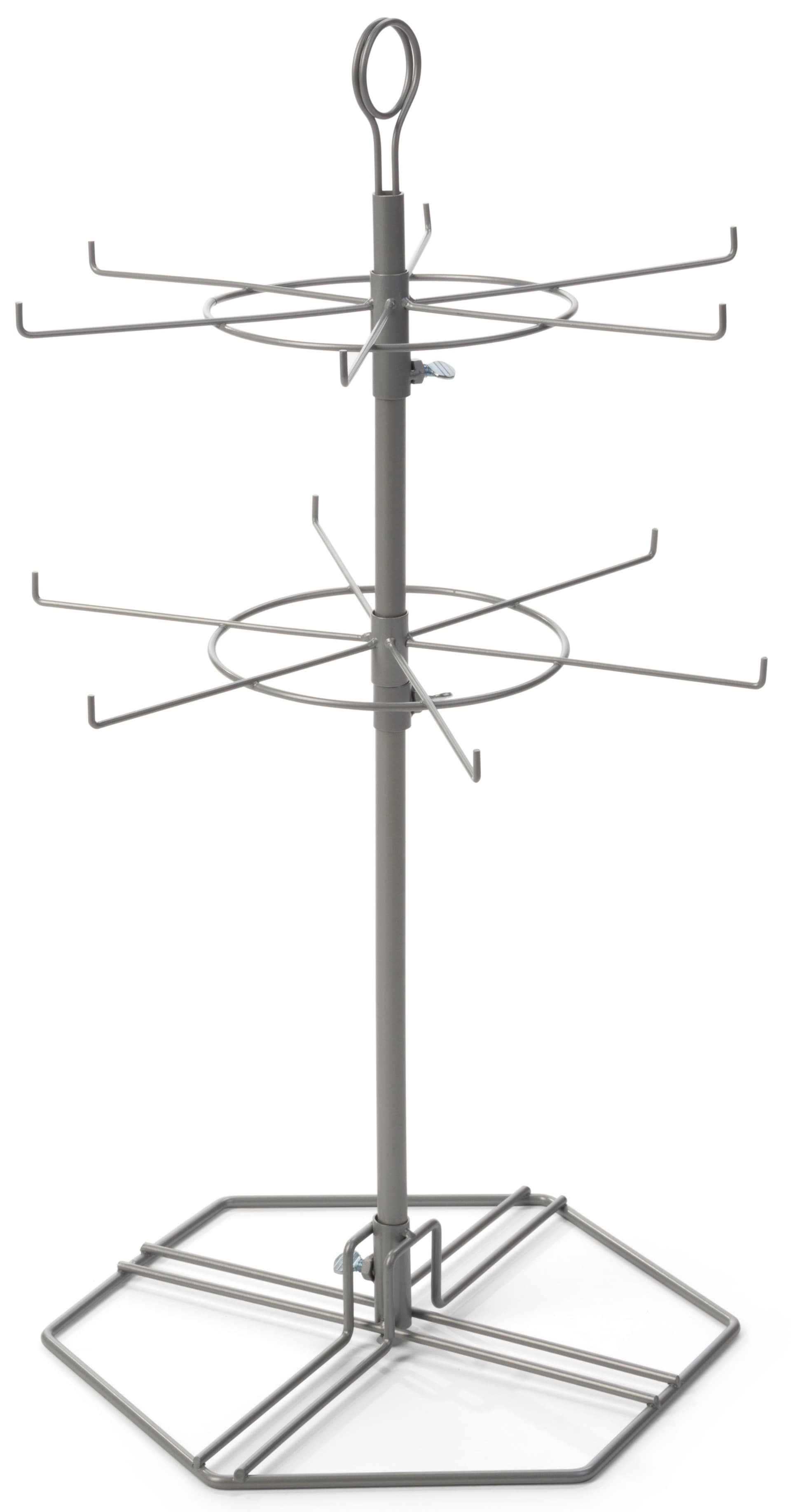 Wire Spinner Rack | 12 Peg Hooks | Displays2Go
