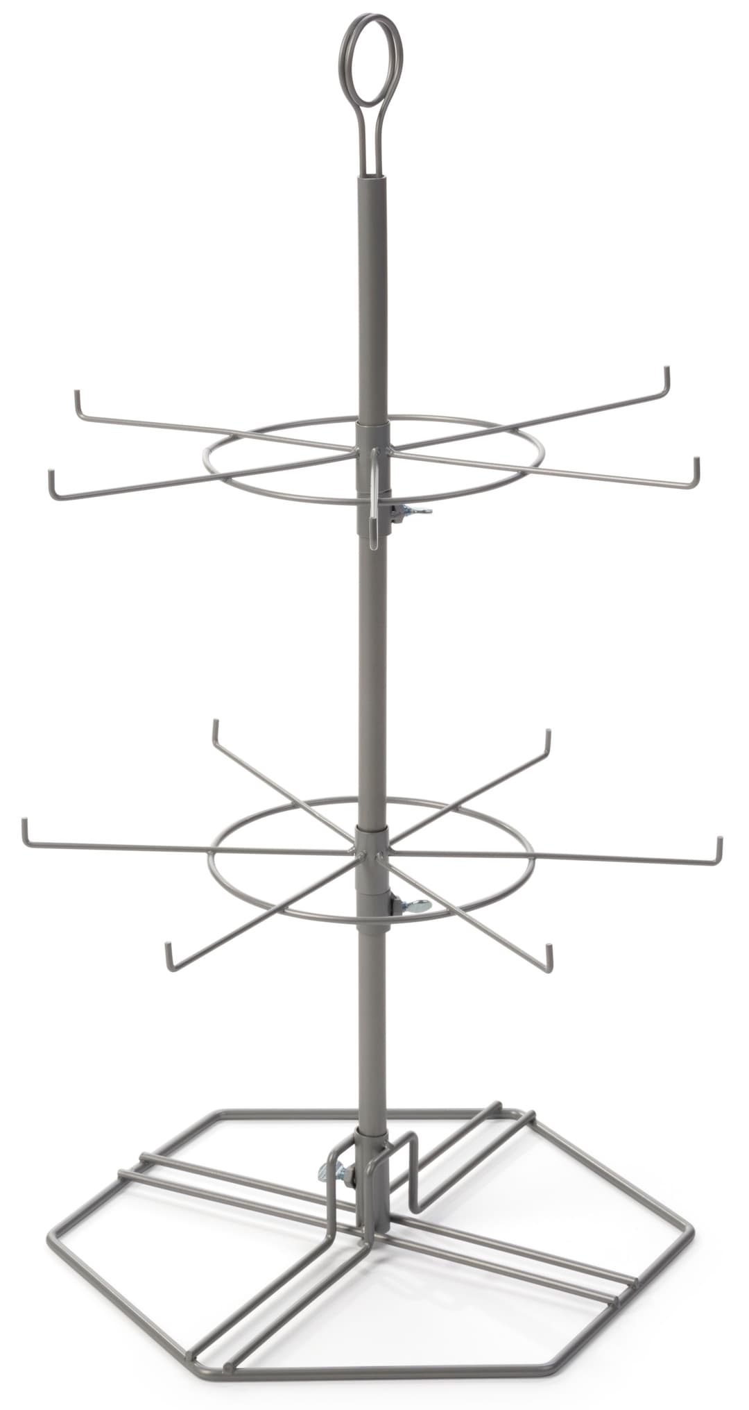 Wire Spinner Rack | 12 Peg Hooks | Displays2Go