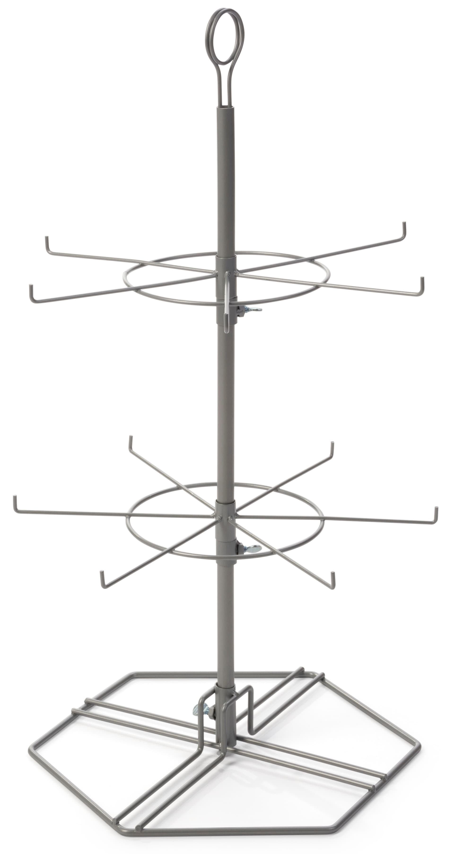 Wire Spinner Rack | 12 Peg Hooks | Displays2Go
