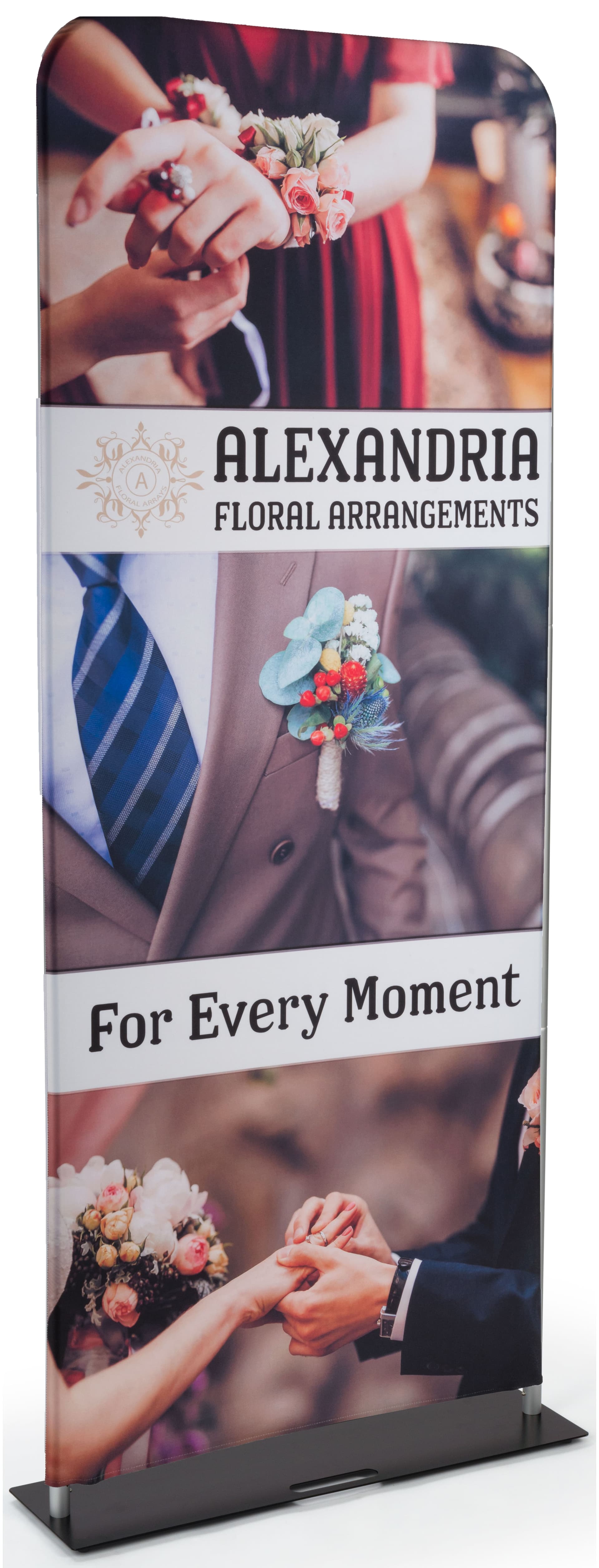 Double Sided Fabric Banner Stand |Portable and Lightweight Design ...