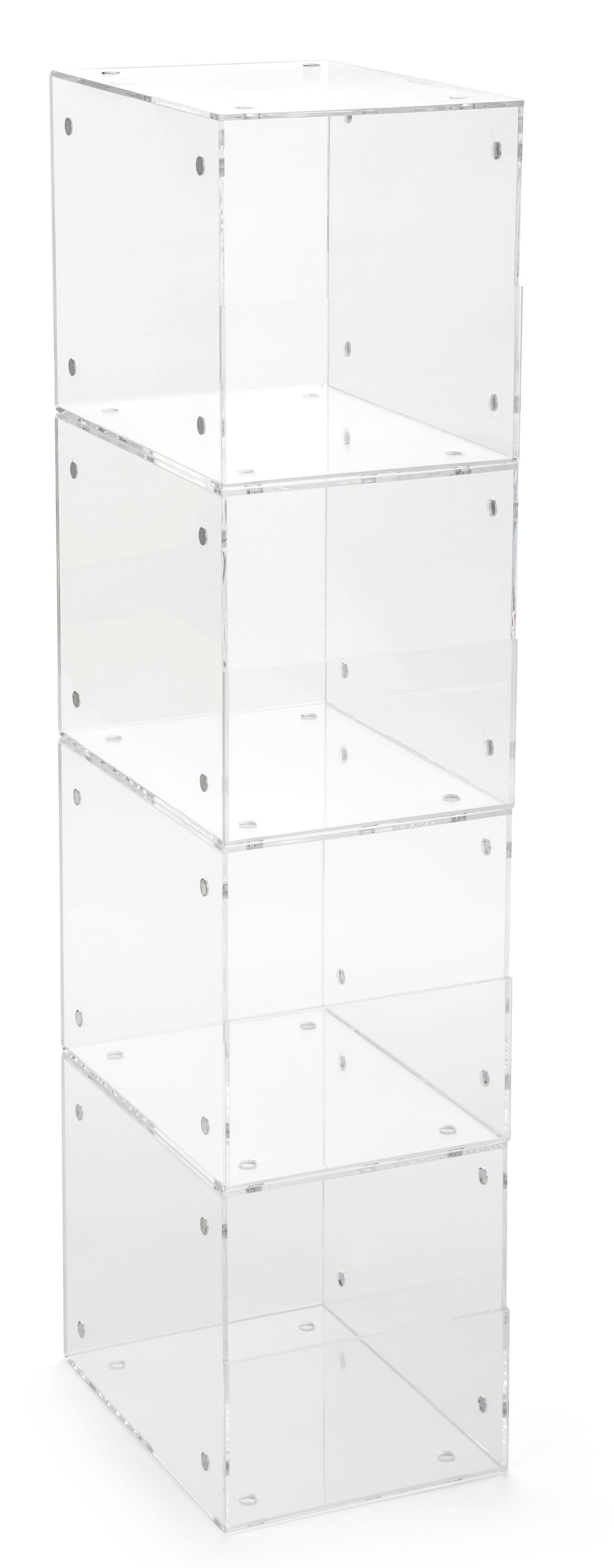 Set of 4 Plastic Display Containers | Stackable | Displays2Go