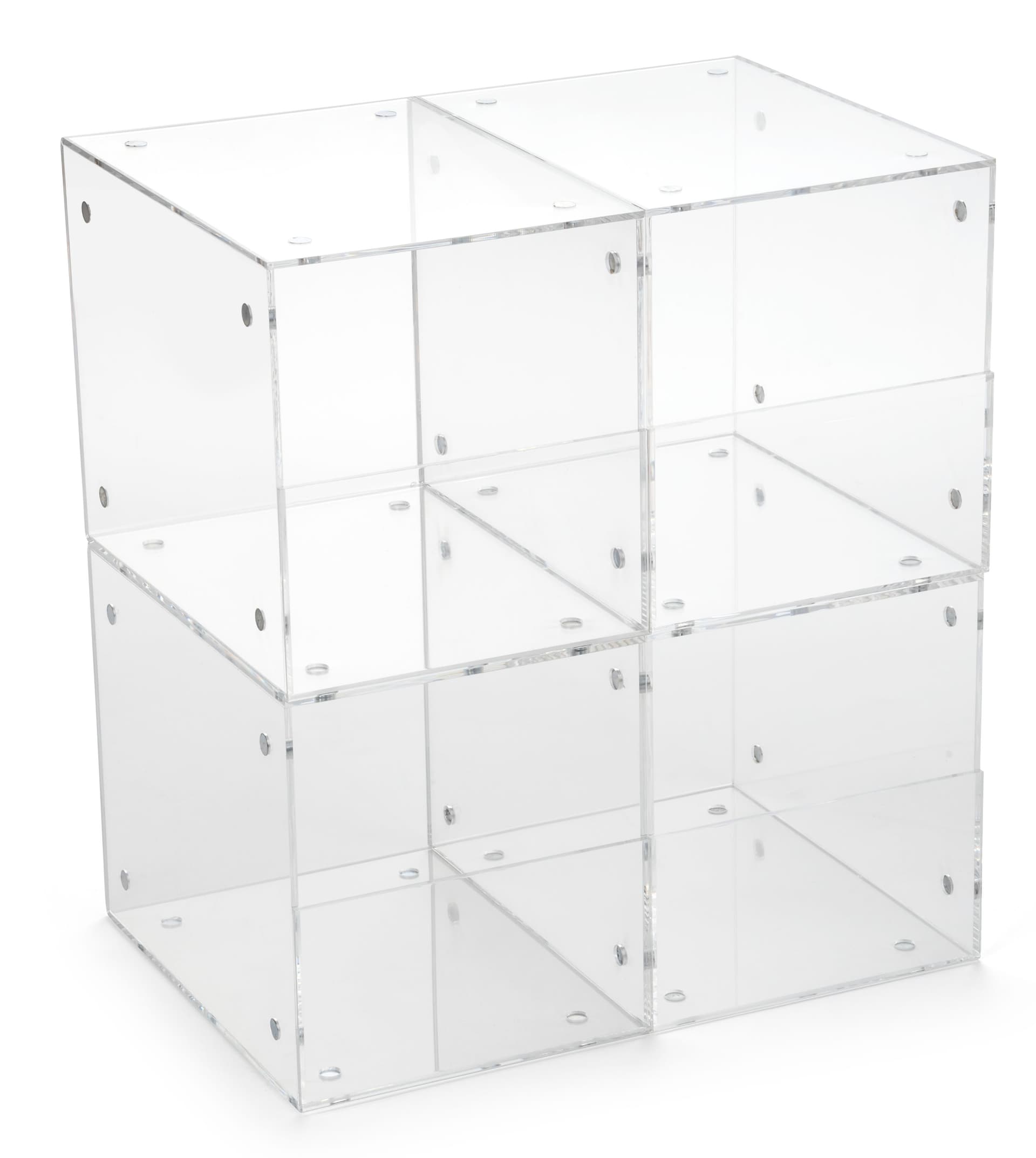Set of 4 Plastic Display Containers | Stackable | Displays2Go