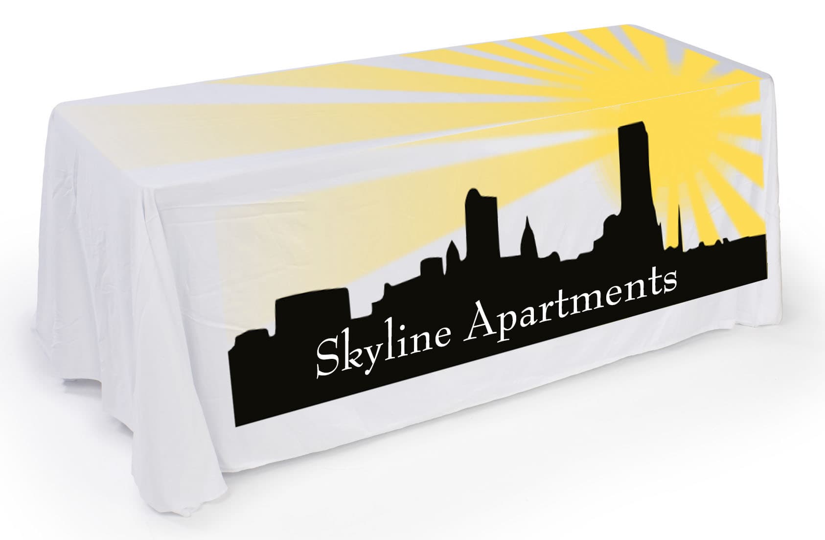 Printed Tablecloth with Full Color Custom Imprint | Displays2Go
