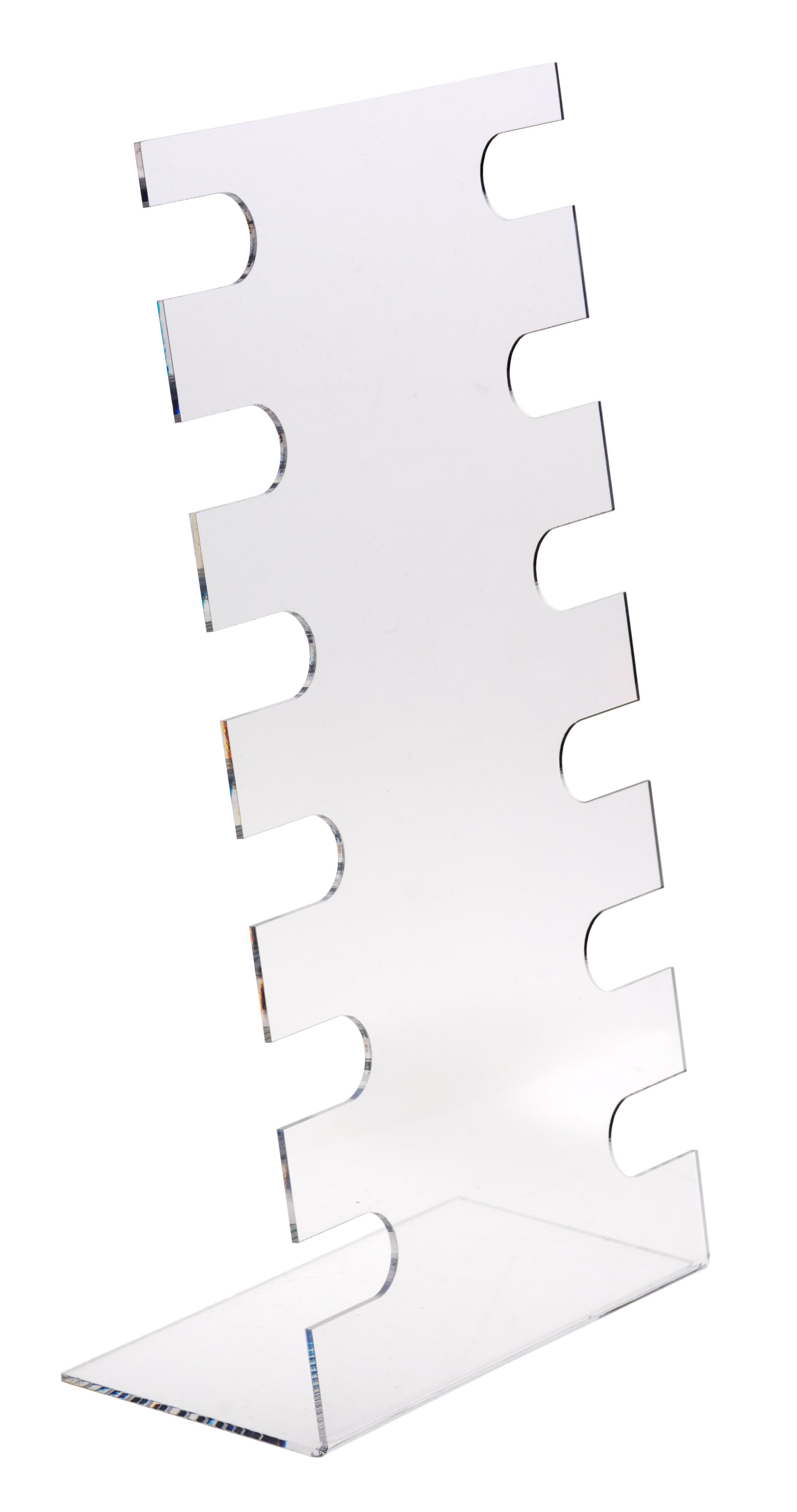 Acrylic Sunglass Display | Slant Back with (6) Half Circle Arm Cutouts ...