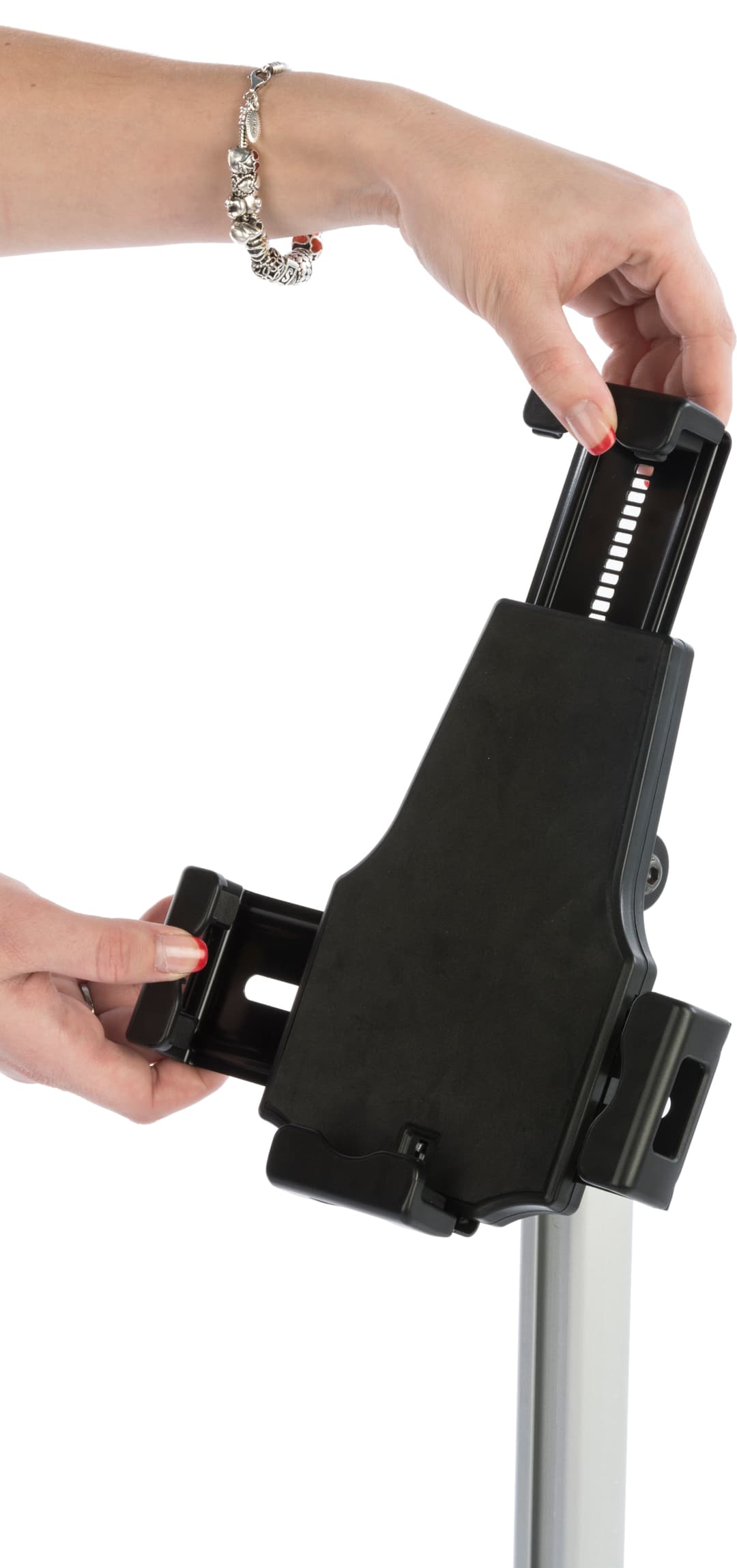 Universal Tablet Floor Stand | Height Adjustable | Displays2Go