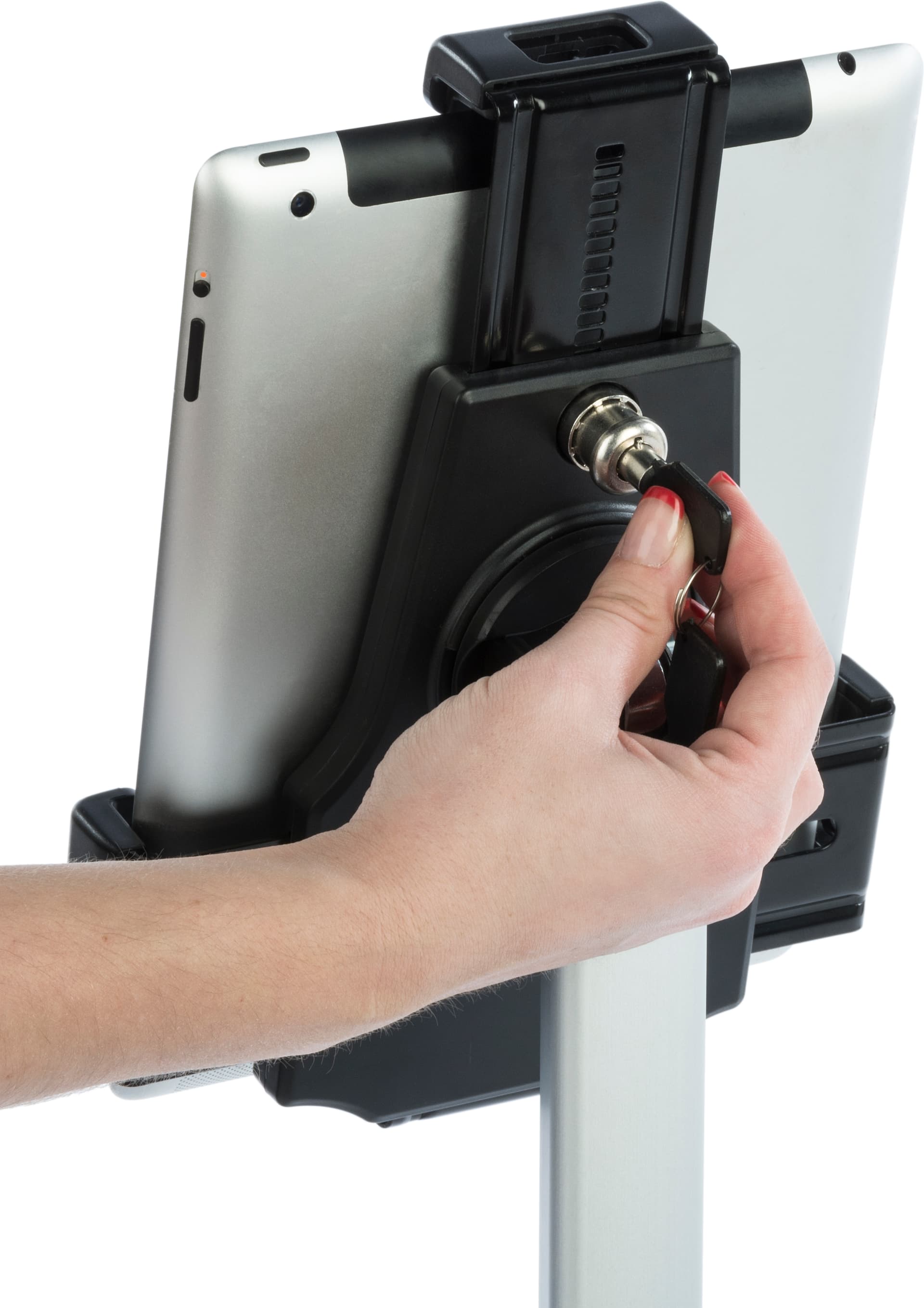 Rolling iPad Stand | Height Adjustable and Mobile | Displays2Go