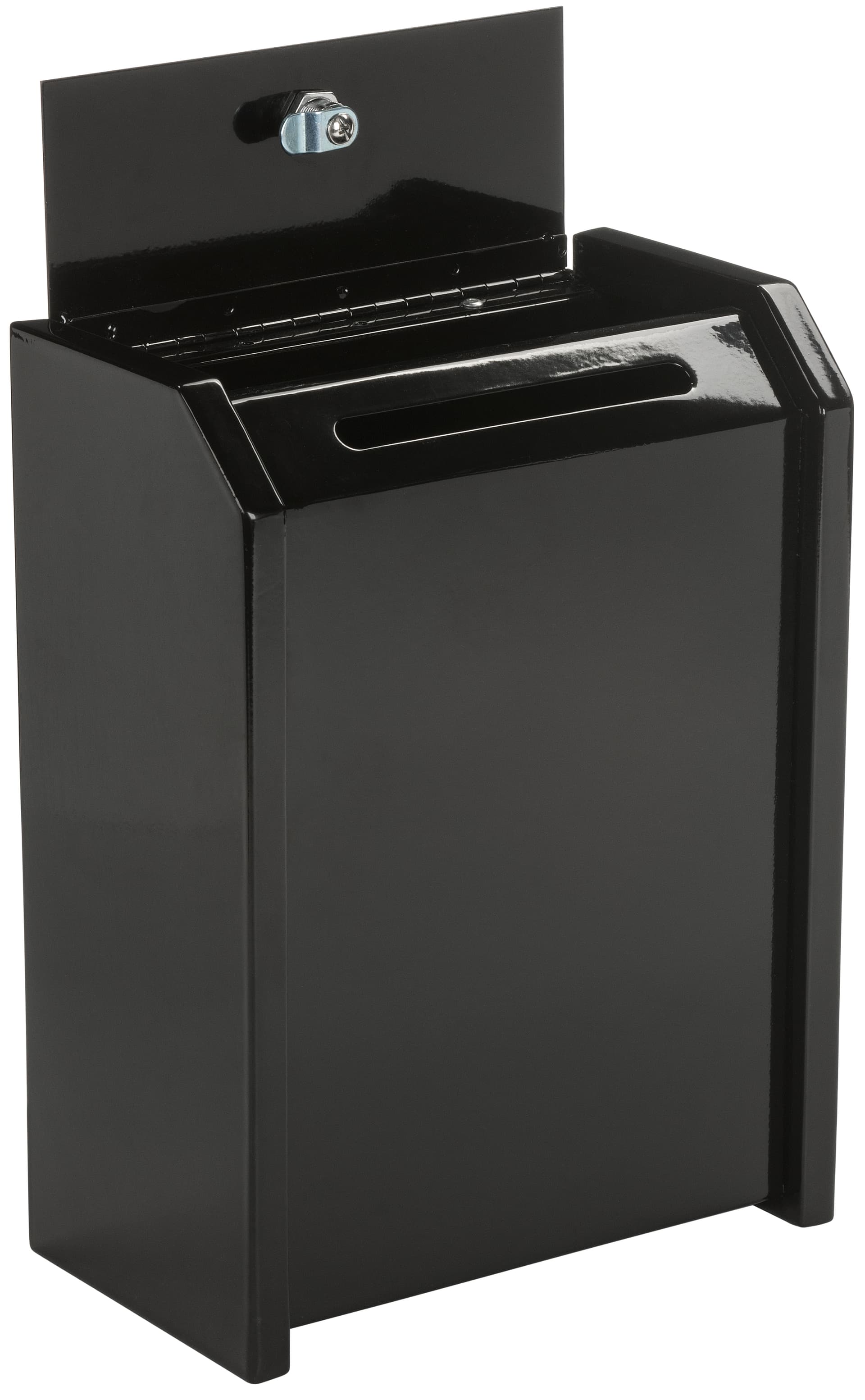 Black Top Locking Safe Box | Wall Mount & Countertop | Displays2Go