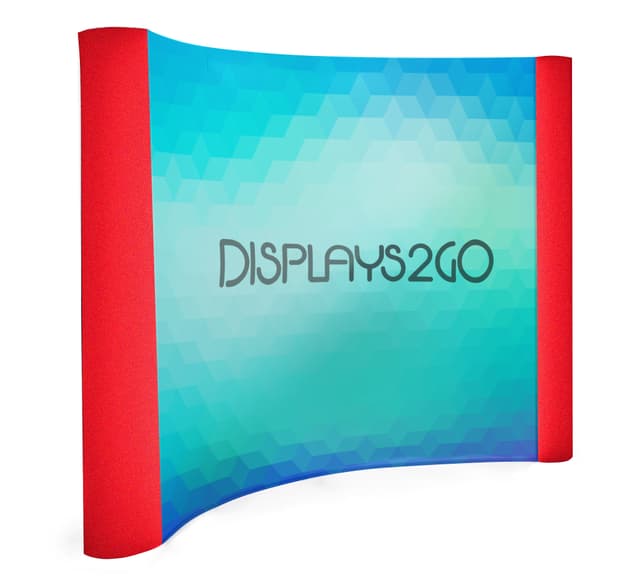 Curved Expo Pop Up | Easy Set Up | Displays2Go