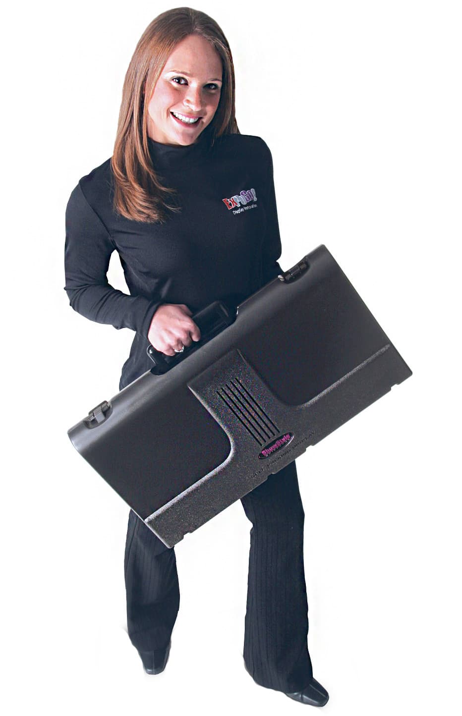 Foldable Briefcase Display | 3-Panel Hook & Loop Exhibit | Displays2Go