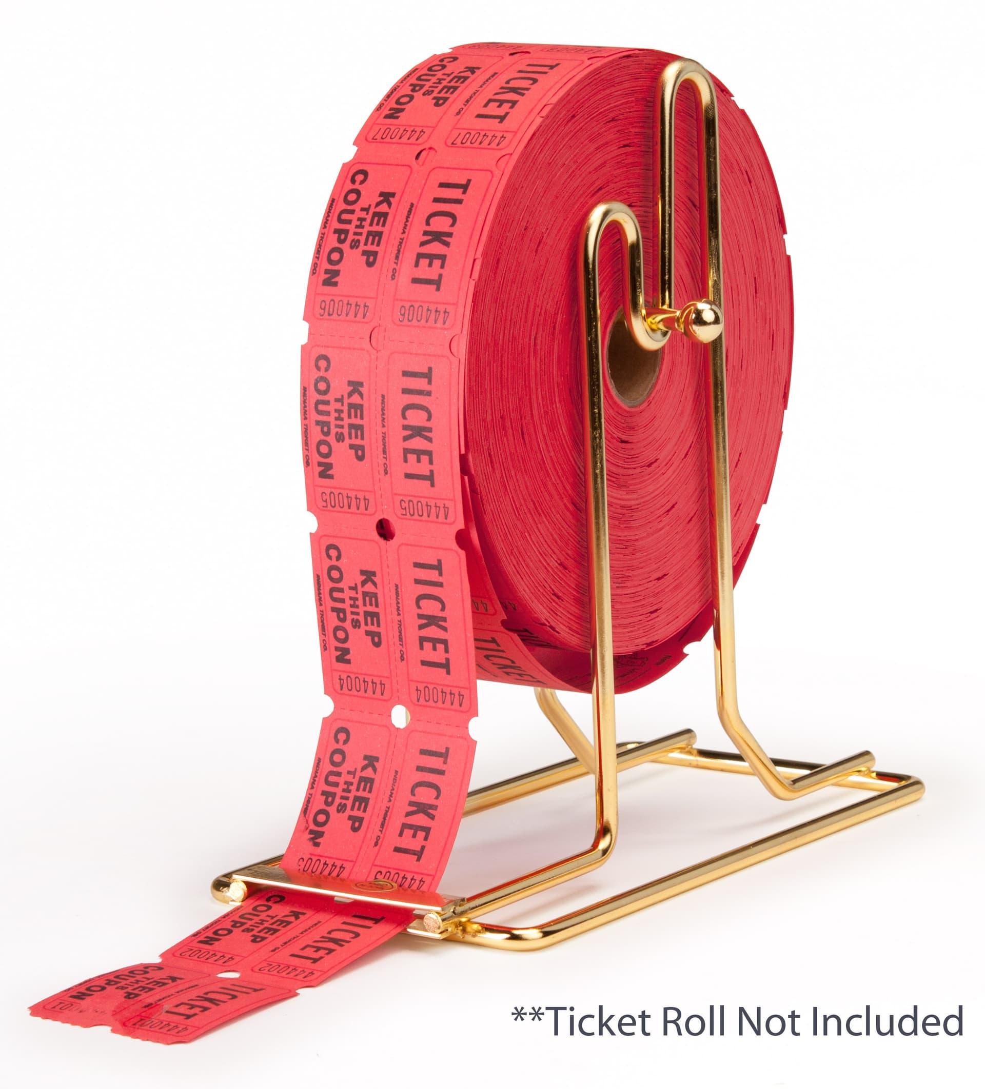 Raffle Ticket Holder Stand | Brass Plated Countertop Dispenser ...