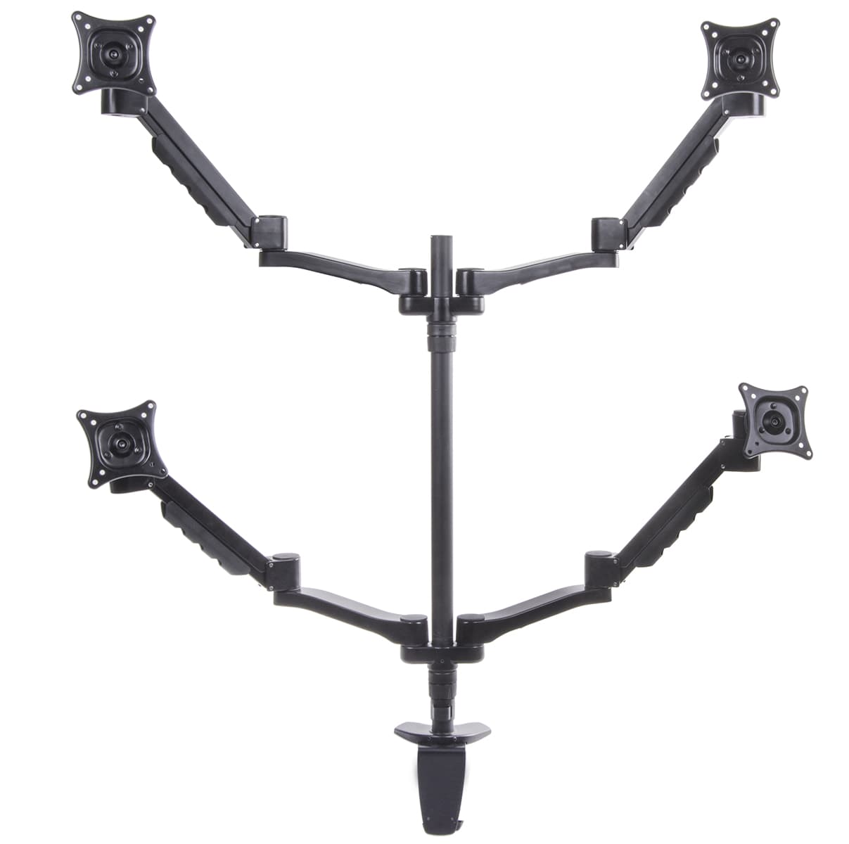 (4) Monitor Mount | Multi-Screen Display for 12”-24” Screen Sizes ...