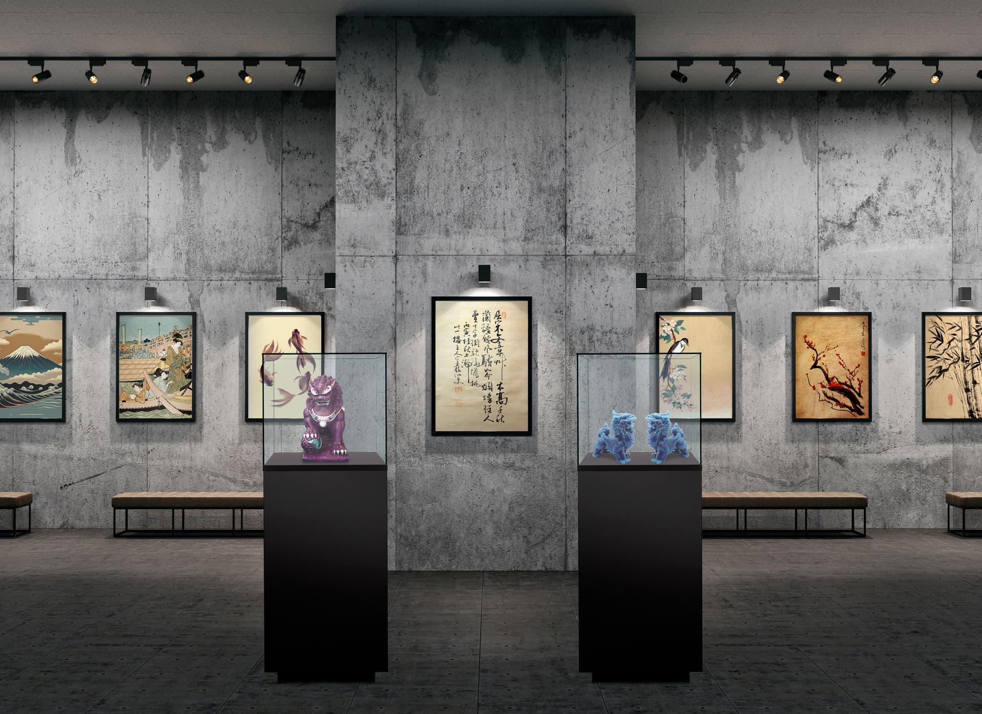 Museum Pedestal Display Case | Locking | Displays2Go