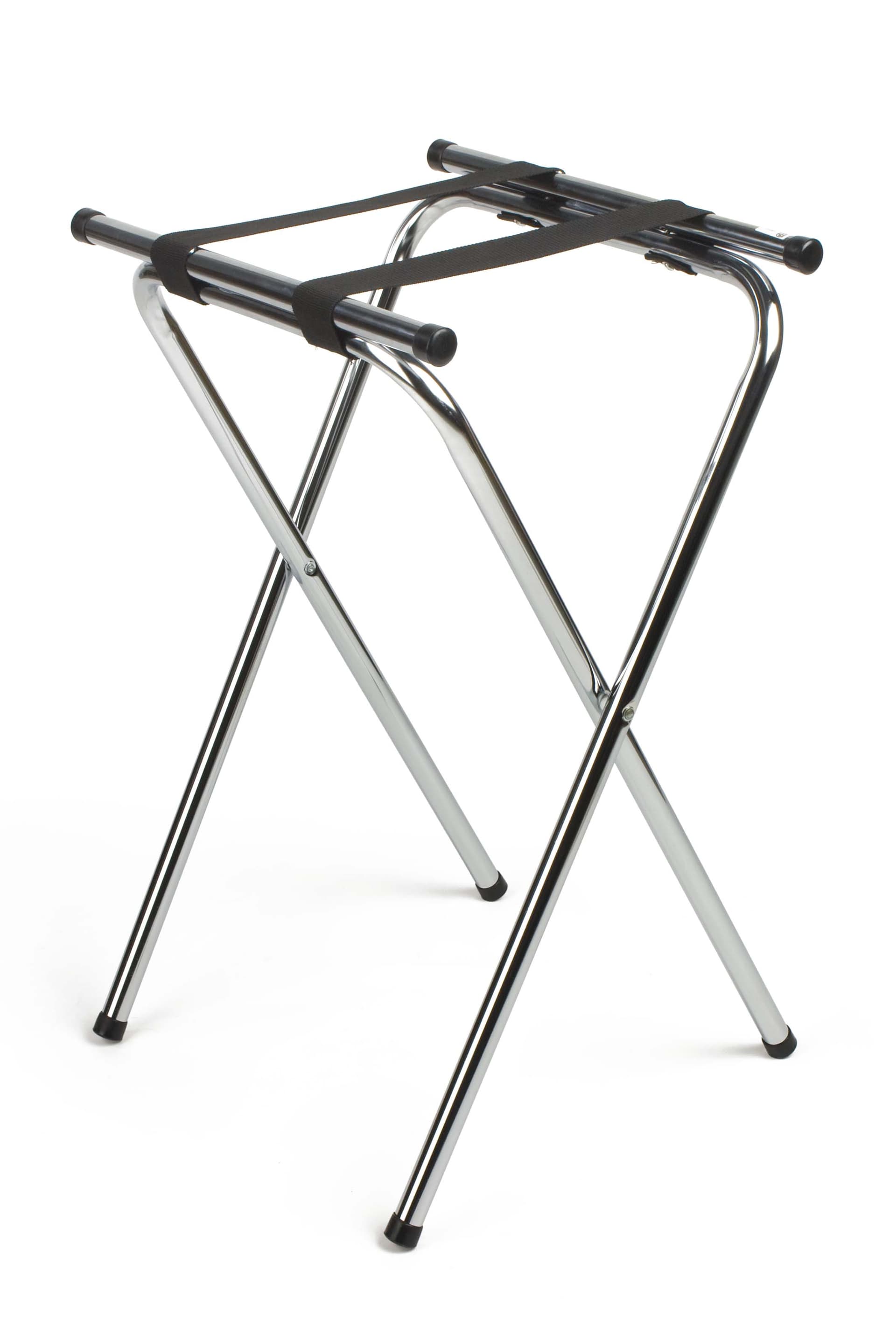 Metal Tray Stand - Chrome Plated Finish & Rubber Feet | Displays2Go