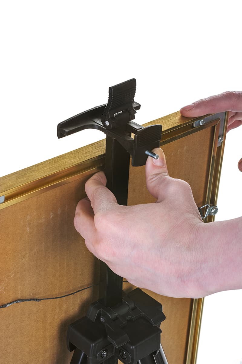 Black Telescoping Easel | Lightweight, Adjustable Tripod | Displays2Go