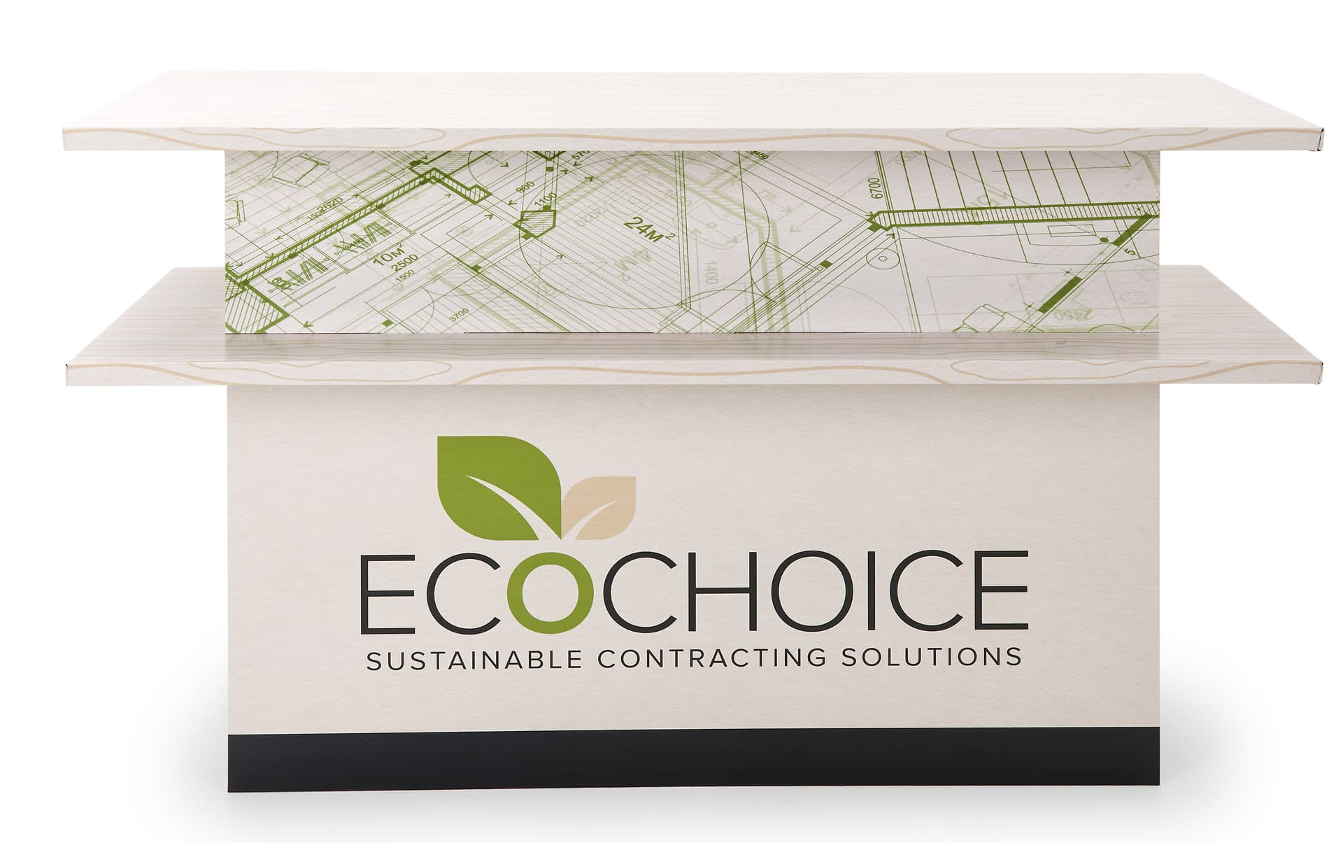 Eco-Friendly Display Counter | Full Color Custom Printing | Displays2Go