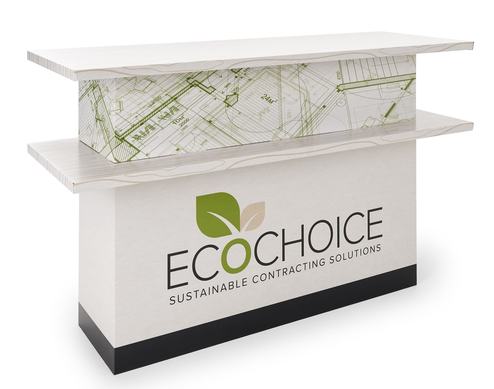 Eco-Friendly Display Counter | Full Color Custom Printing | Displays2Go