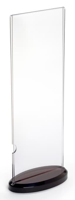 Smoked Acrylic Menu Holder | Polished Edges | Displays2Go