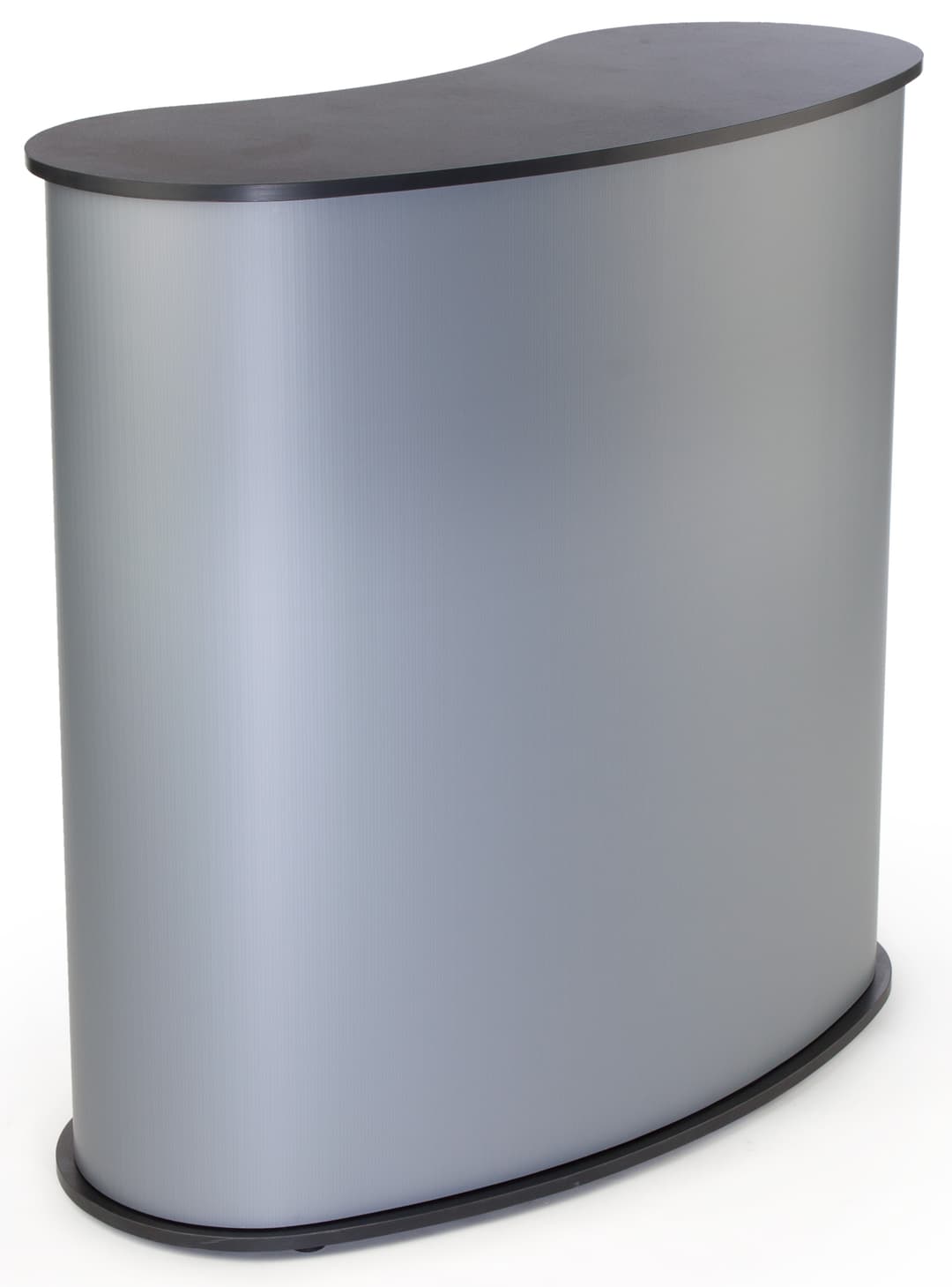 Portable Expo Counter | Silver w/ Inner Shelf - 41" Tall | Displays2Go