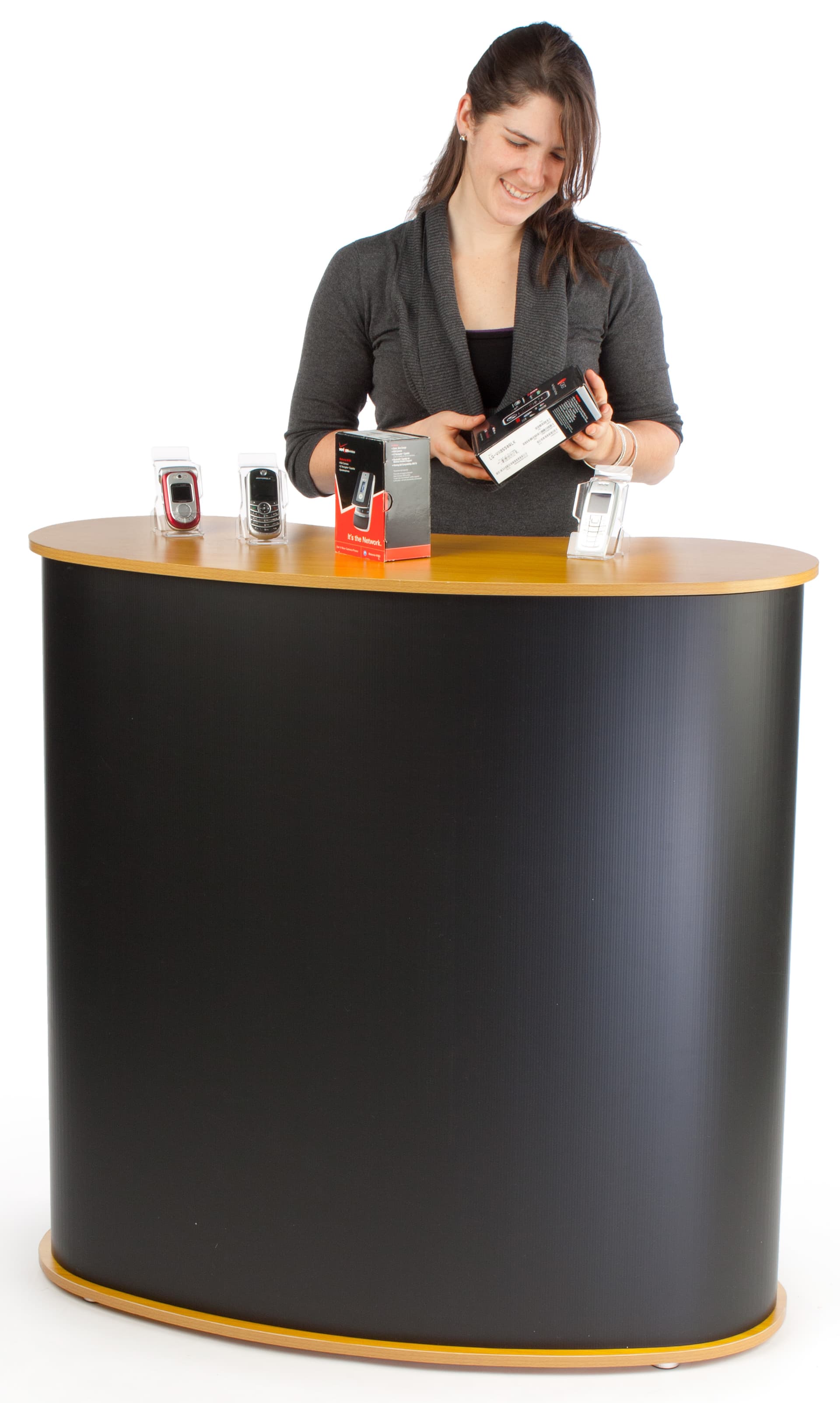 Exhibition Counters | 41" Tall Portable Furniture | Displays2Go