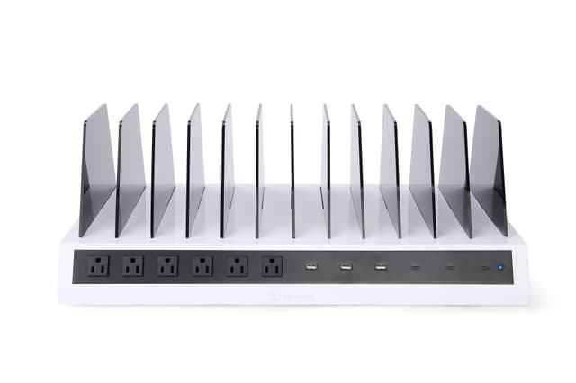 Tabletop Charging Station | Removable Dividers | Displays2Go