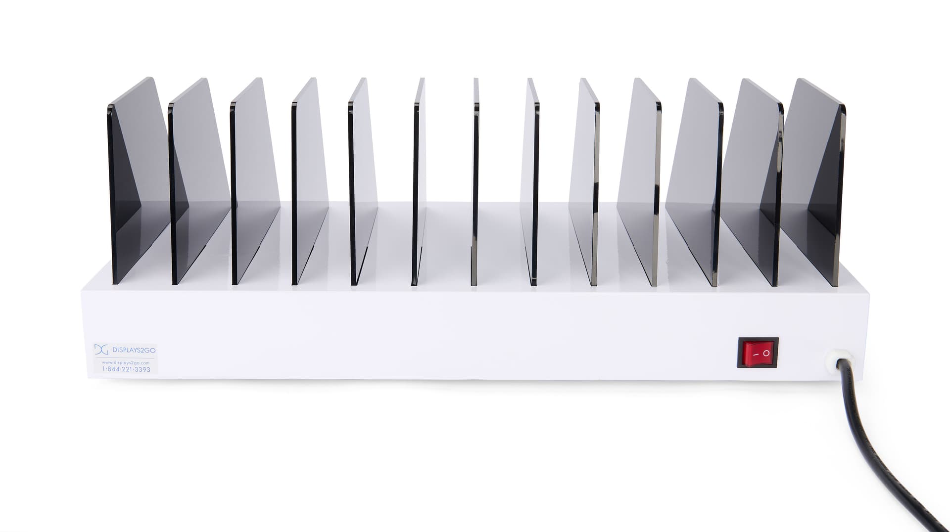 Tabletop Charging Station | Removable Dividers | Displays2Go