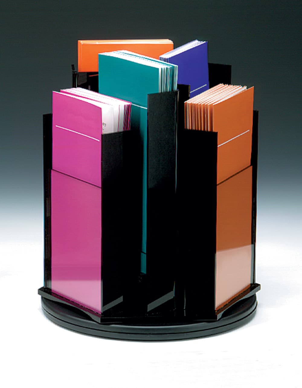 Revolving Literature Rack | Rotating Brochure Holder | Displays2Go