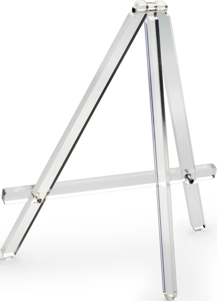 Clear Countertop Easel | Displays 11” x 17” Picture Frames | Displays2Go