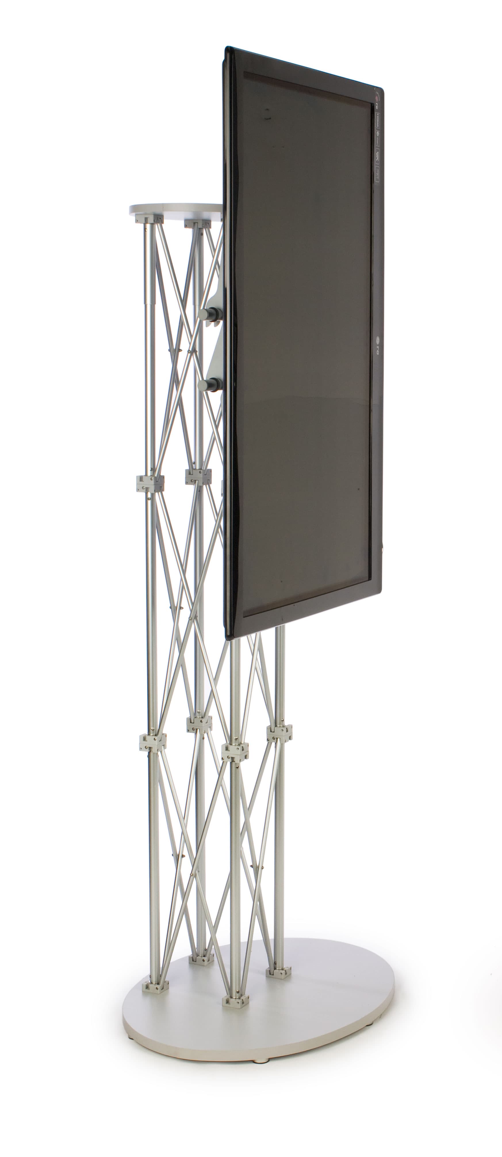 Monitor Stand | Silver Truss with Convenient Carrying Case | Displays2Go