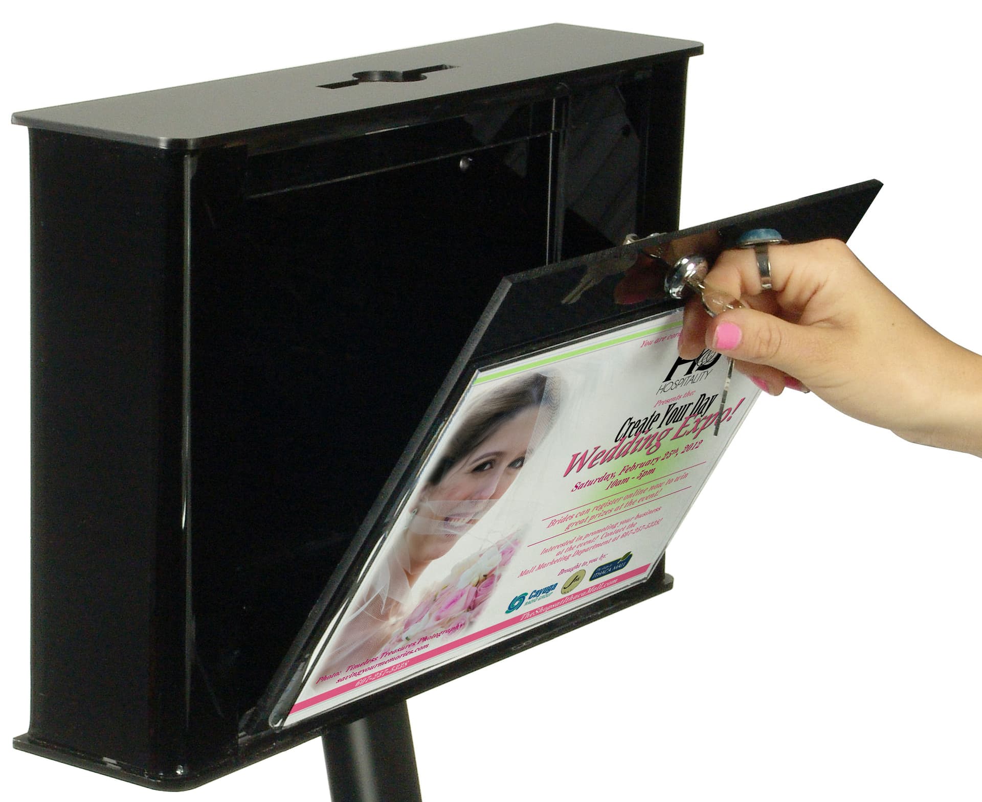 Floor Standing Drop Box | Hotel Lobby Collection & Security Case ...